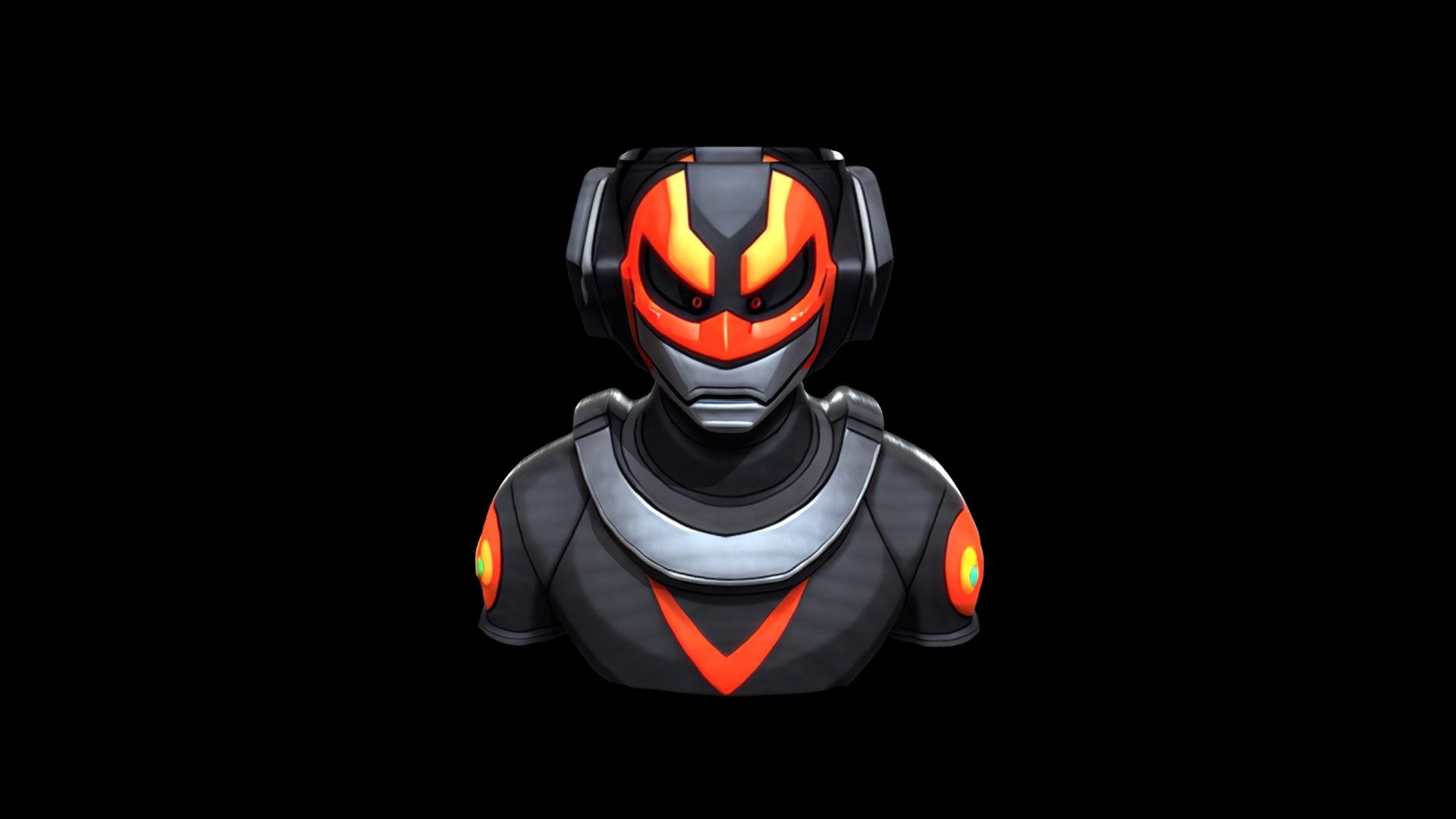 Helmet Mask Robot Cartoon 1432 - Download Free 3D model by klrxyz ...