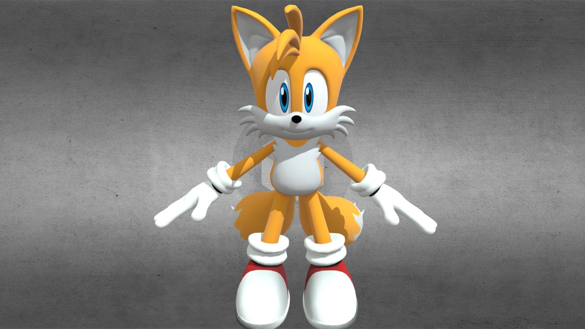 Tails - Download Free 3D model by SonicprimeG19 [17ba0a5] - Sketchfab