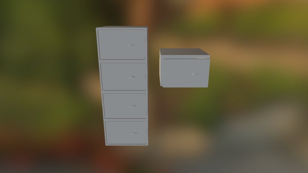Filing Cabinets - 3D model by thecakeface [17ba83e] - Sketchfab
