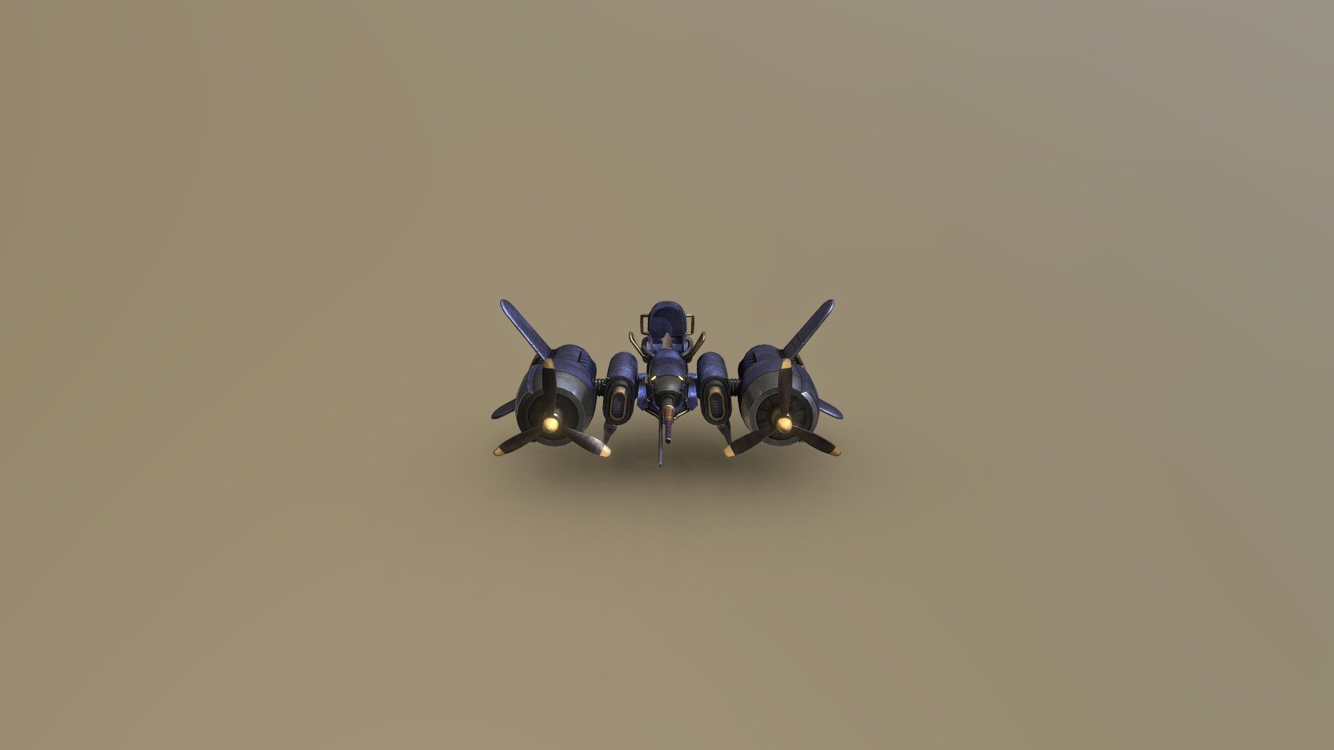 Futuristic flying machine - 3D model by leshko_myhailo [17bb27f ...
