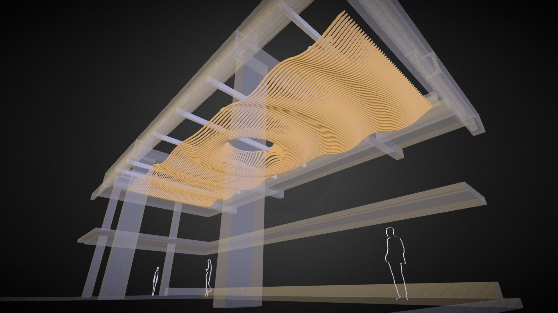 SFU Ripple Cone Canopy - 3D model by StructureCraft [17bbe7f] - Sketchfab
