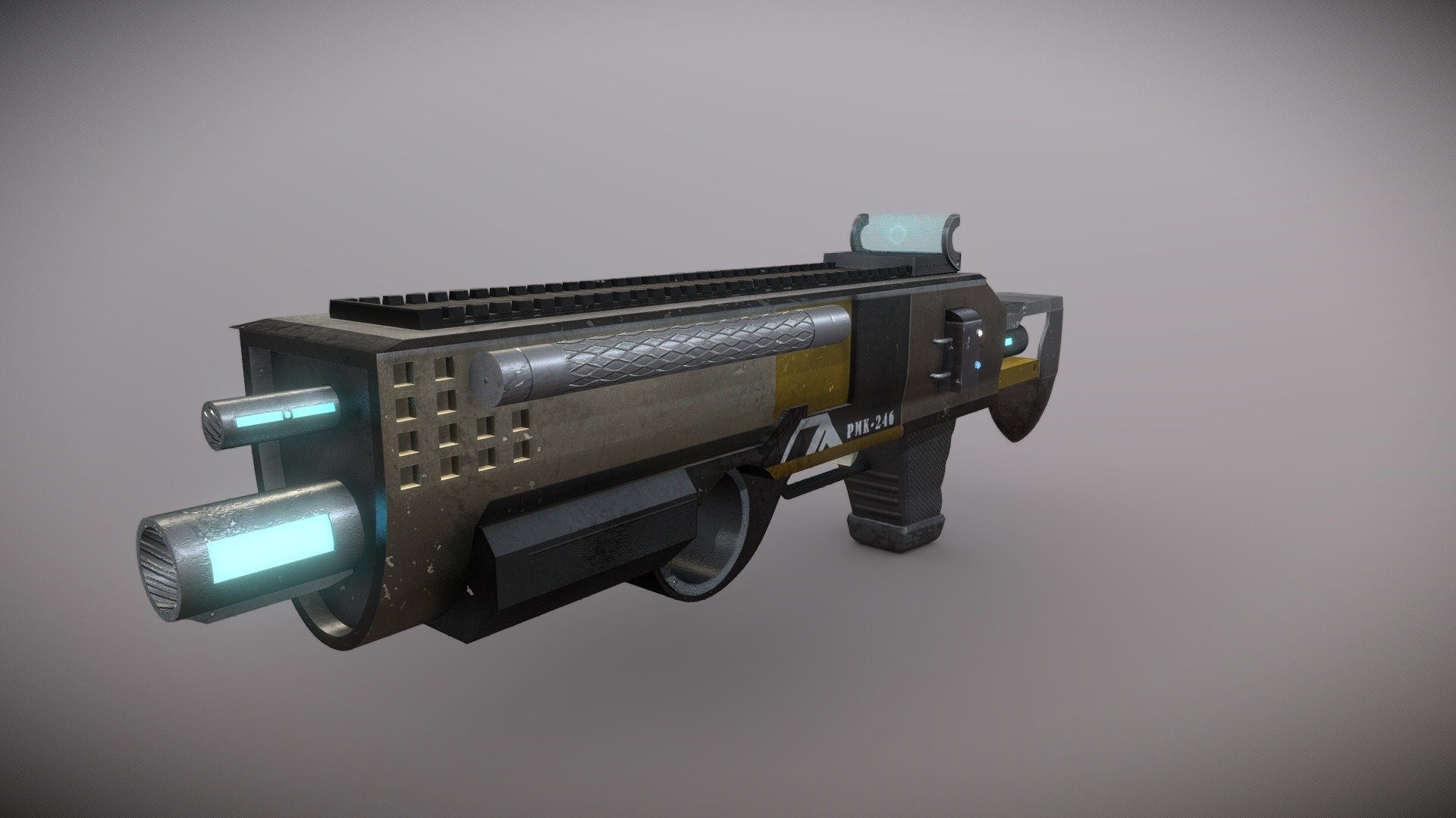 PMK-246 military gun - 3D model by Mhewi99 [17bd0cb] - Sketchfab