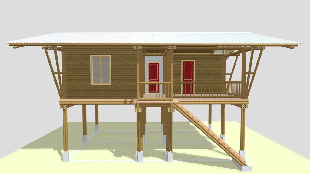 Diseños en Bambú - A 3D model collection by Bambú Arquitectura ...