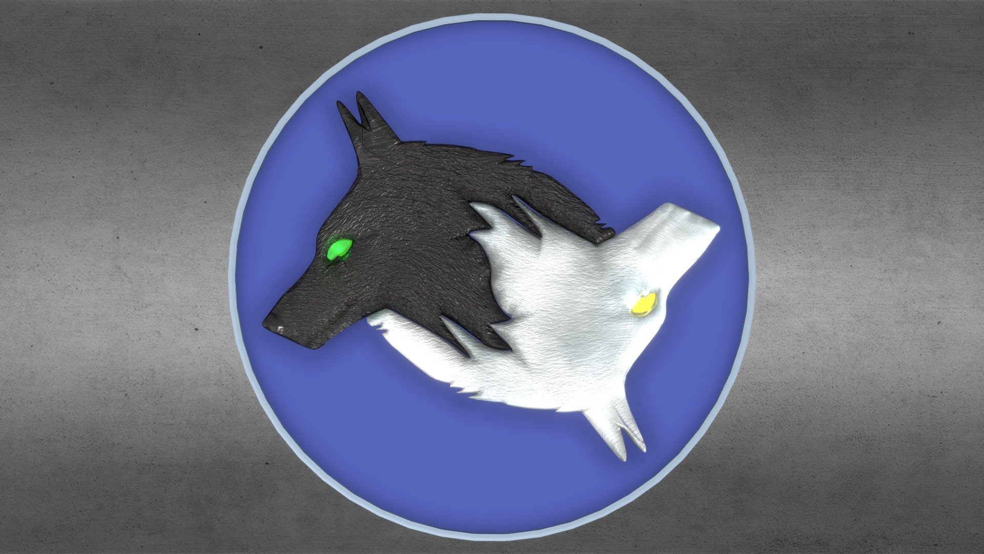 Two Wolves Within - 3D model by Terallis [17be544] - Sketchfab
