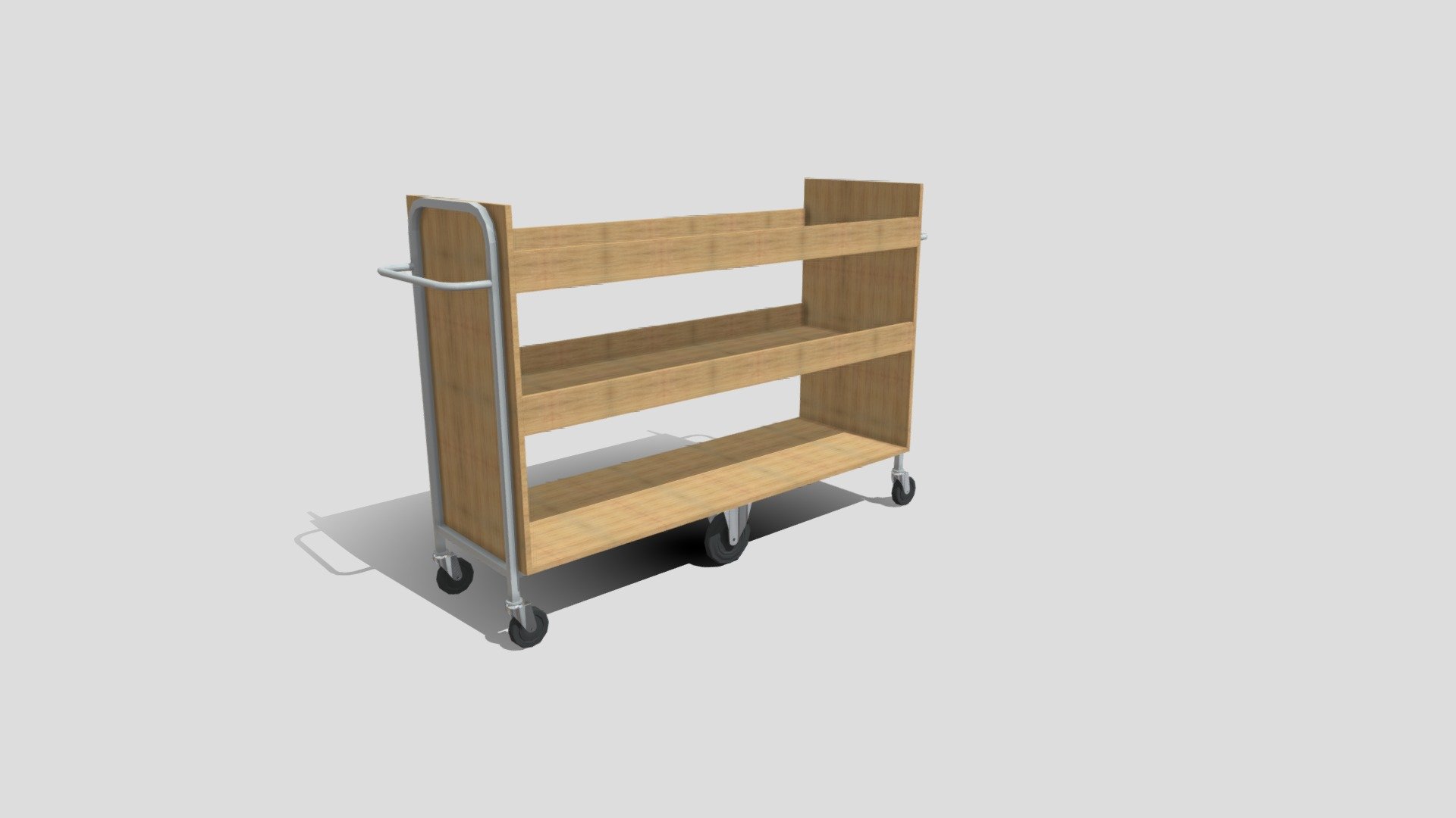 British Library trolley 1 sketchfab - 3D model by 3D-VIEW (@Jake ...