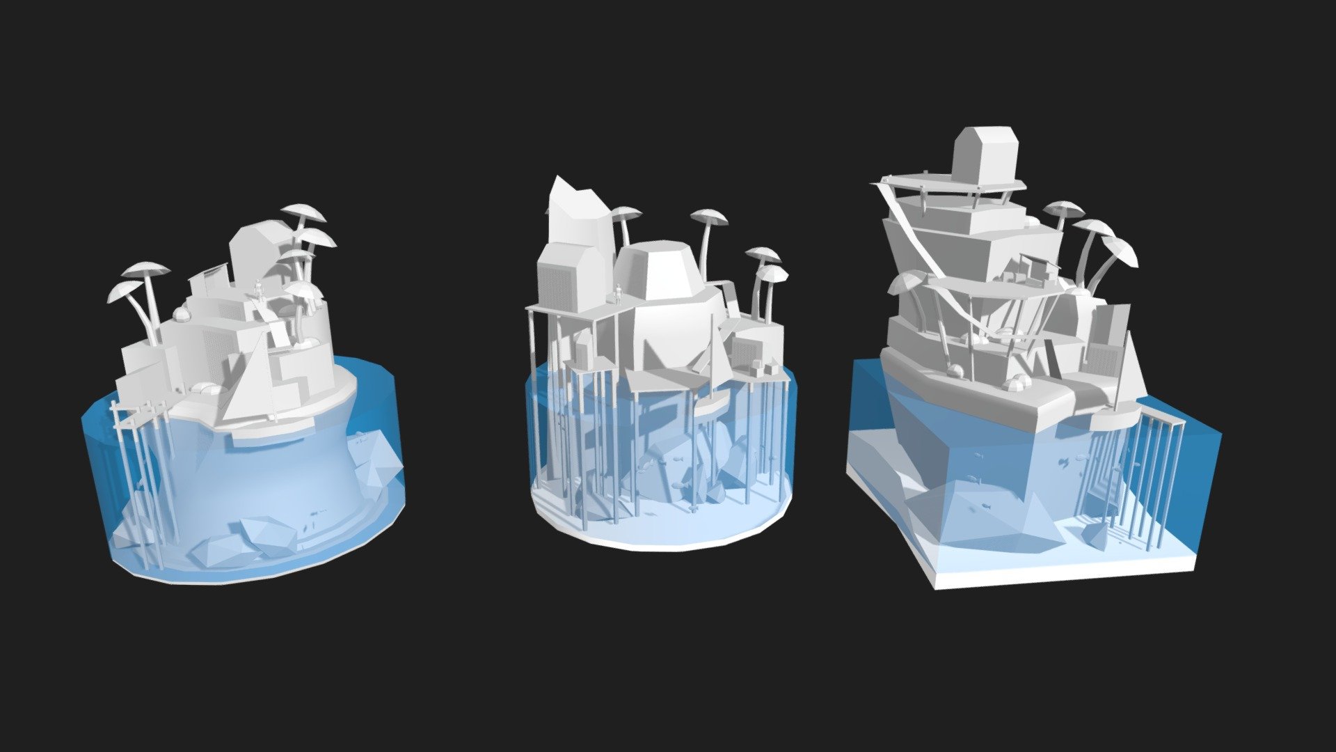 By the Ocean - Blockout - Download Free 3D model by Fleur van de Sande (@FleurvandeSande ...