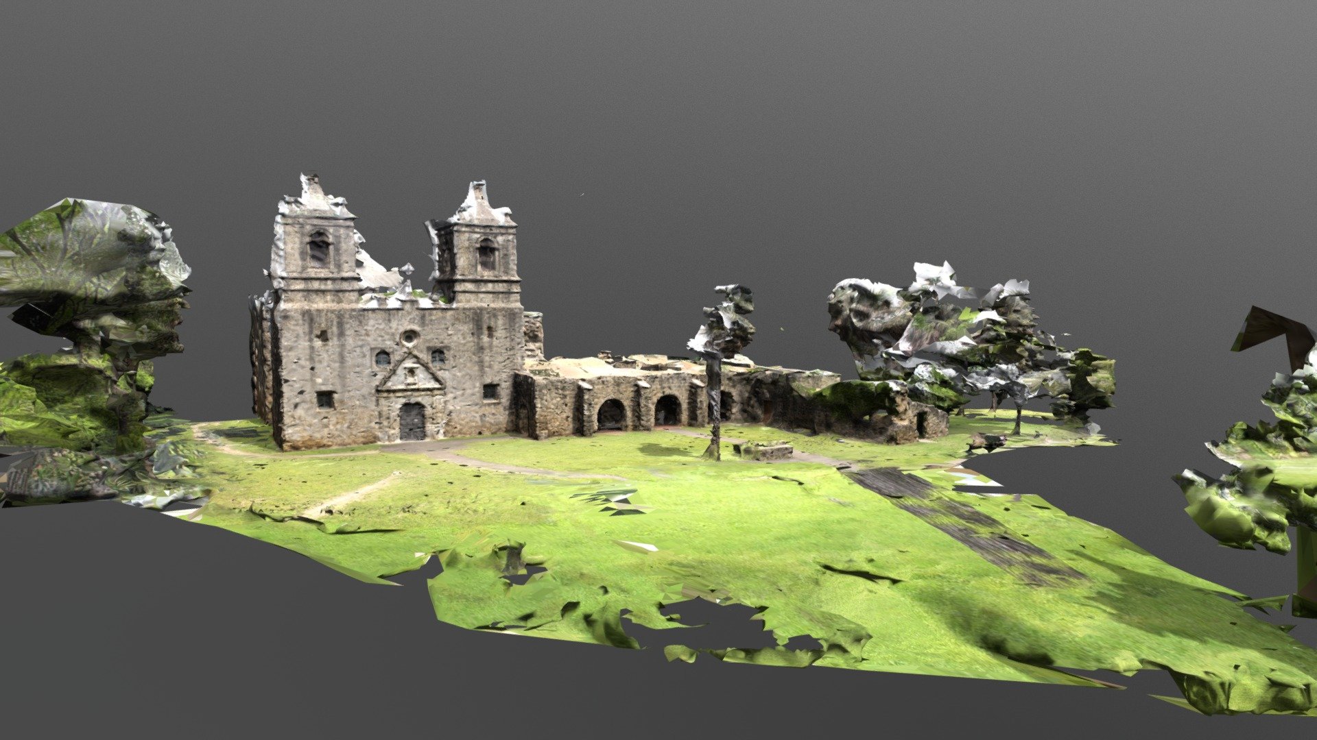 Mission Conception St Antonio - 3D model by indigorise [17c03ac ...