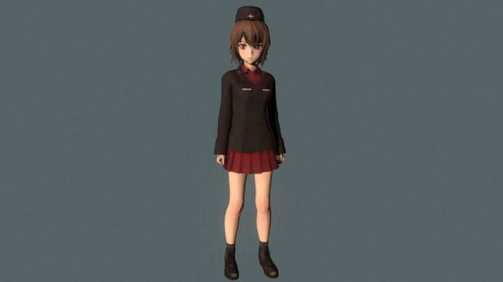 Girls-und-panzer 3D models - Sketchfab