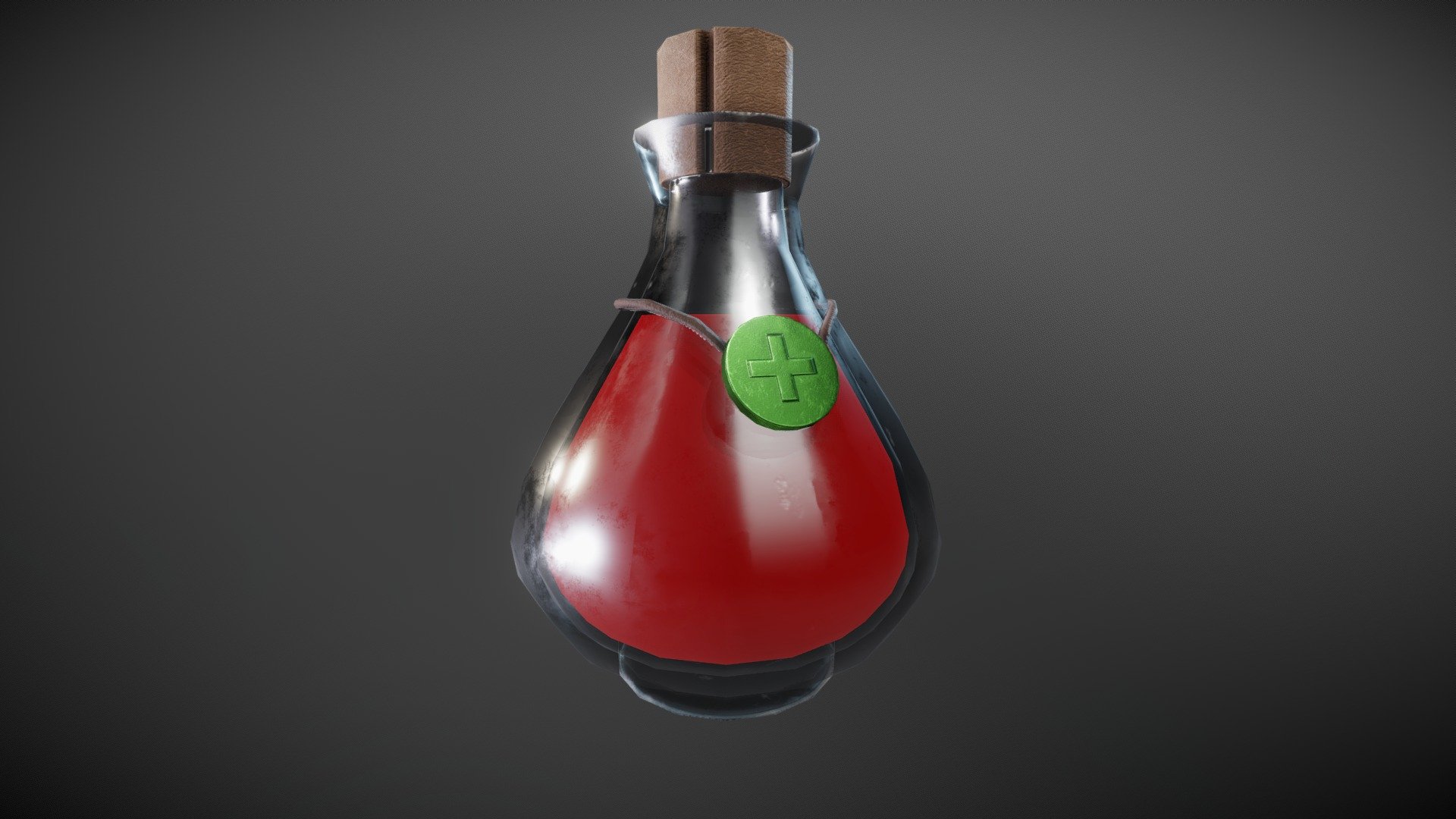 [PBR] Animated Health Potion - 3D model by Wojakson [17c0d92] - Sketchfab