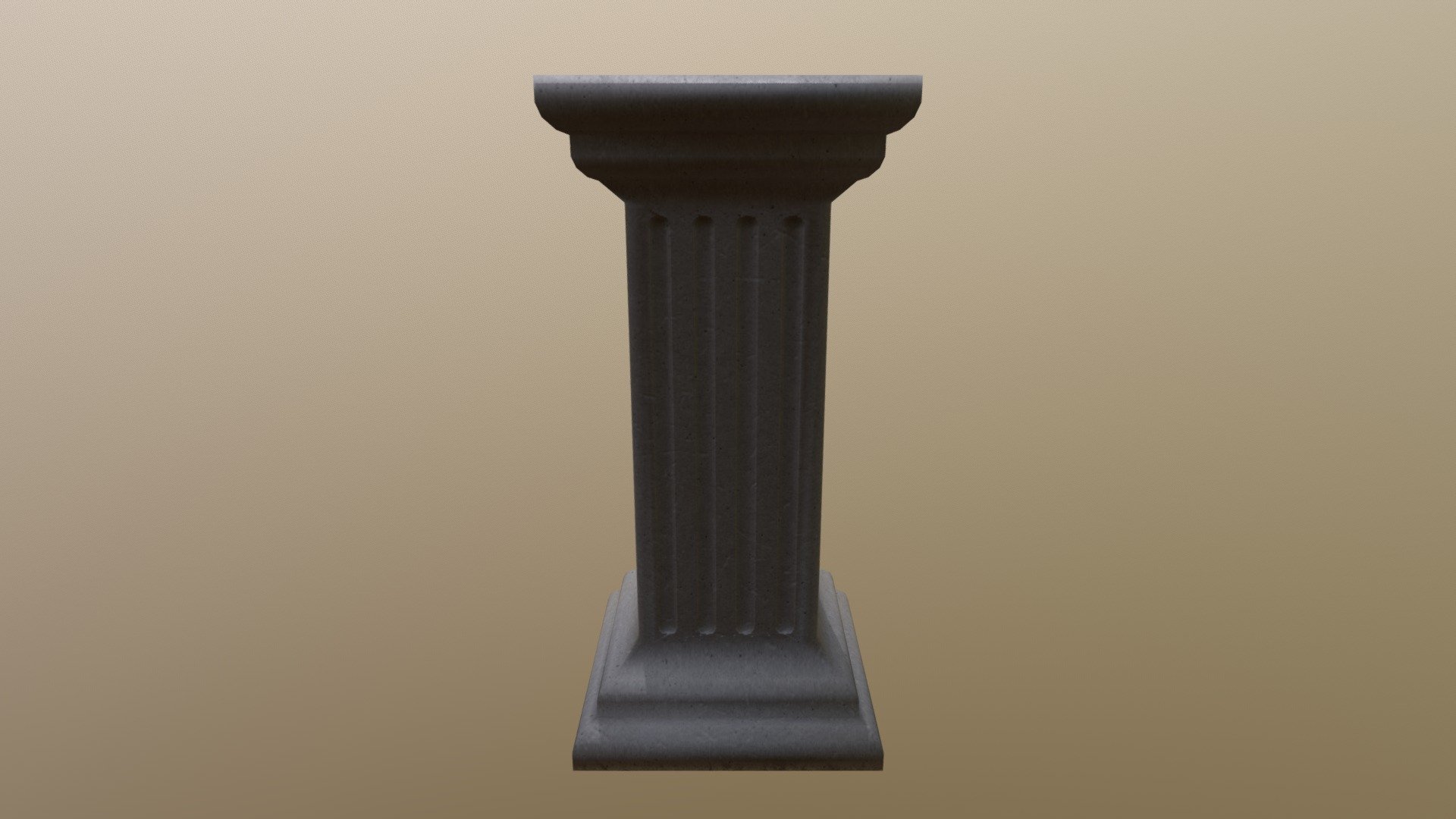 Plinth - 3D model by K.L.Heywood [17c1215] - Sketchfab