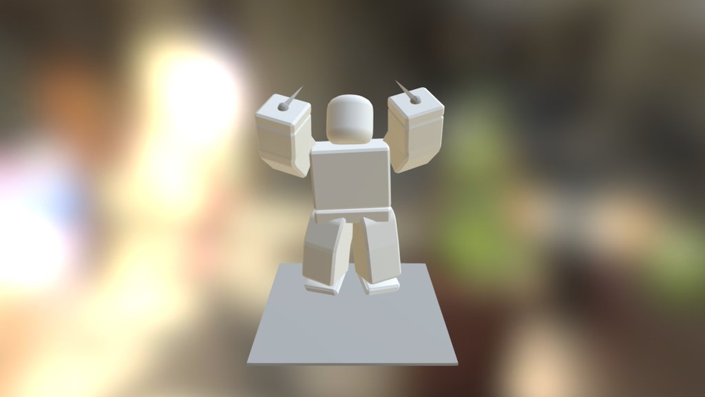 Robot Blocky Fall R2 - 3D model by EyE6SoLoMoN [17c3ca2] - Sketchfab