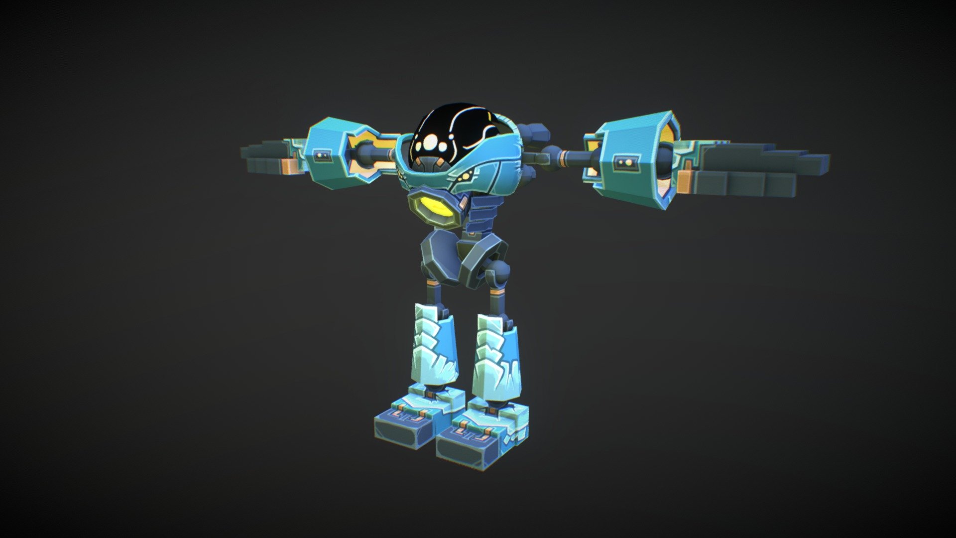 Aquatic Mech - 3D model by elijahlecour [17c4e22] - Sketchfab