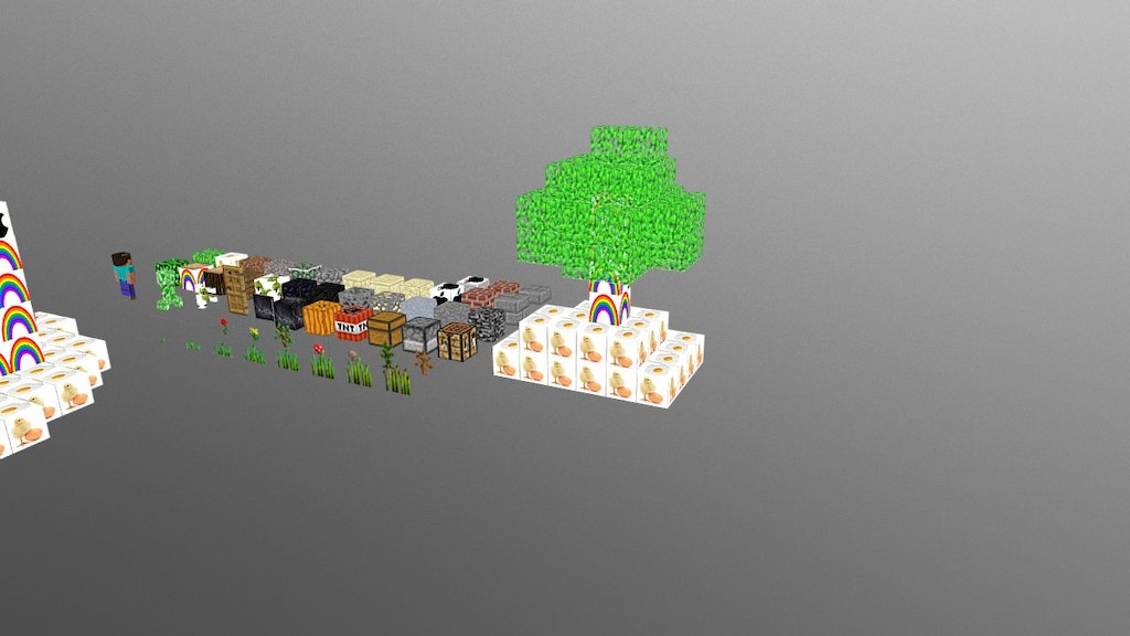 Minecraft Sketchfab - 3D model by Huimin Zhou (@Huimin_Zhou) [17c4fe0 ...