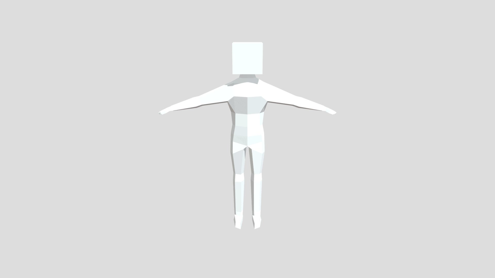 Low-Poly Male Base Mesh - 3D model by CEOofBlender [17c55f3] - Sketchfab