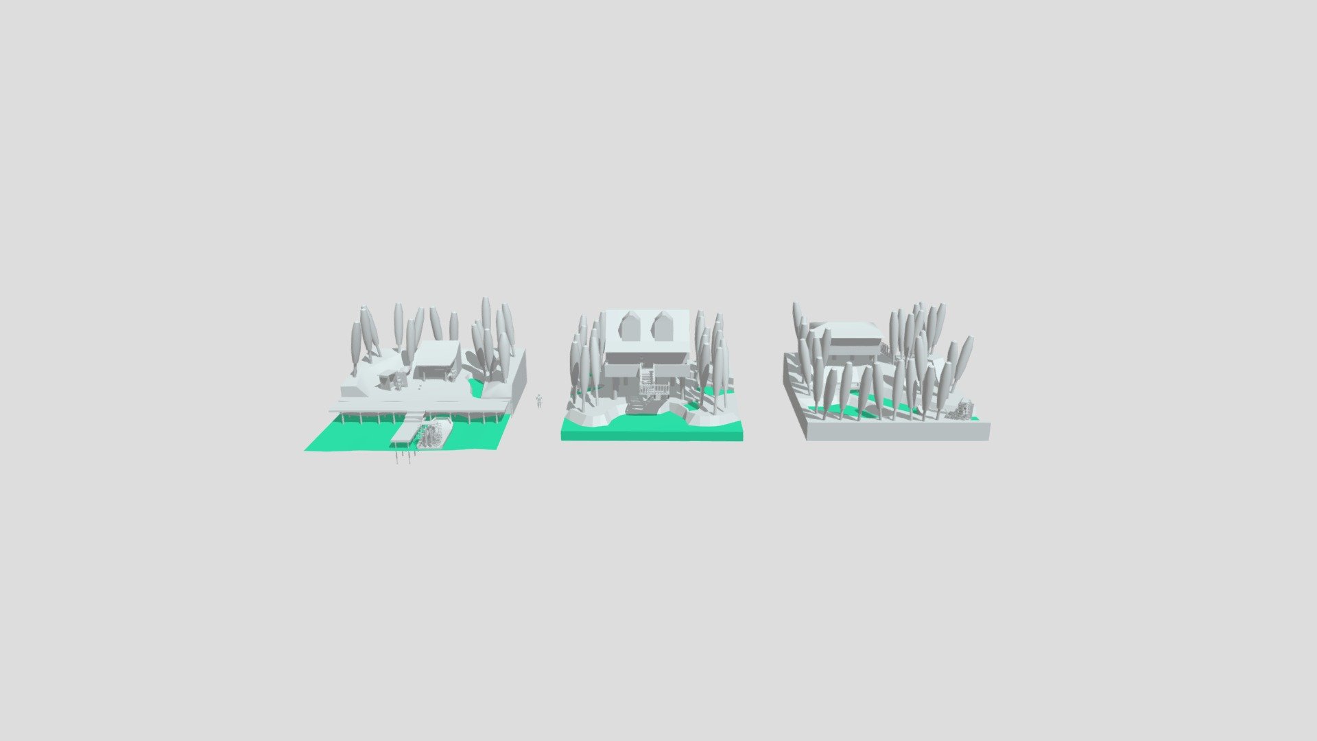 Forest Loner - Blockout - 3D model by Jochen_Dp [17c6858] - Sketchfab