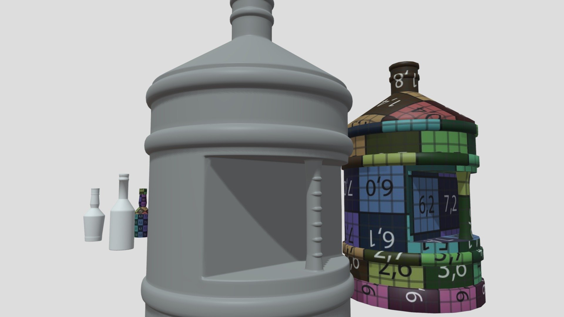 HP Butilka - Download Free 3D model by i_zedder [17c6b47] - Sketchfab