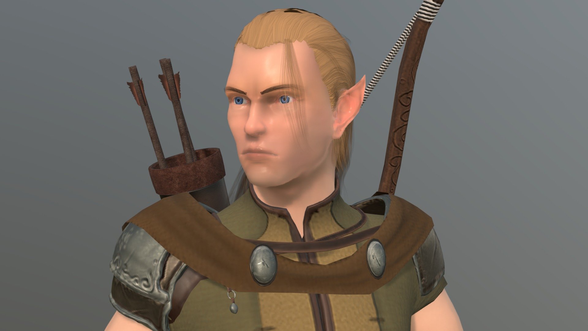 Elf Warrior - 3D model by yadi.miraya [17c6b56] - Sketchfab