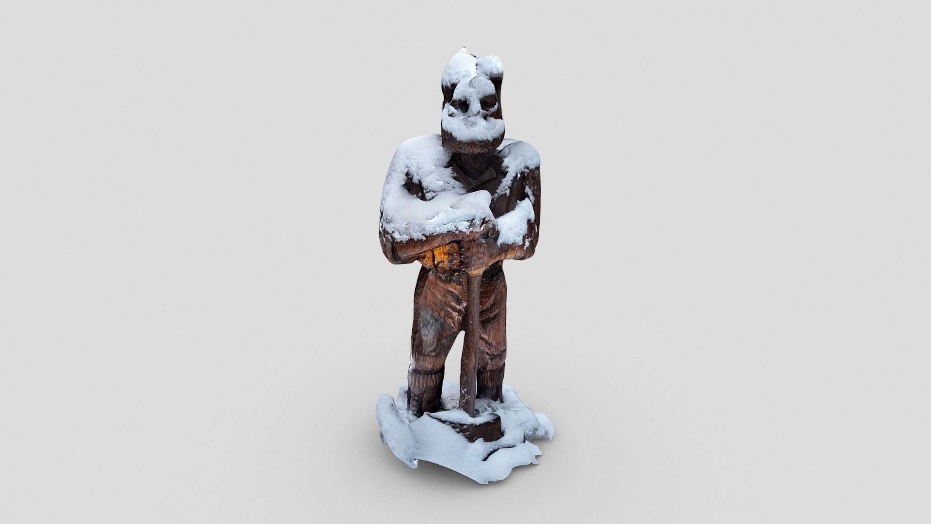 Day 353: Frontier man Statue - Download Free 3D model by Emm ...