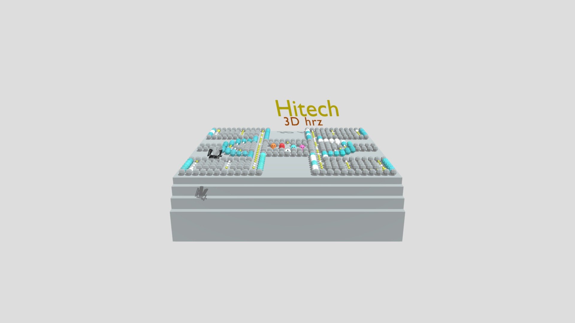 laberinto pacman - 3D model by Diabologic [17c70b1] - Sketchfab