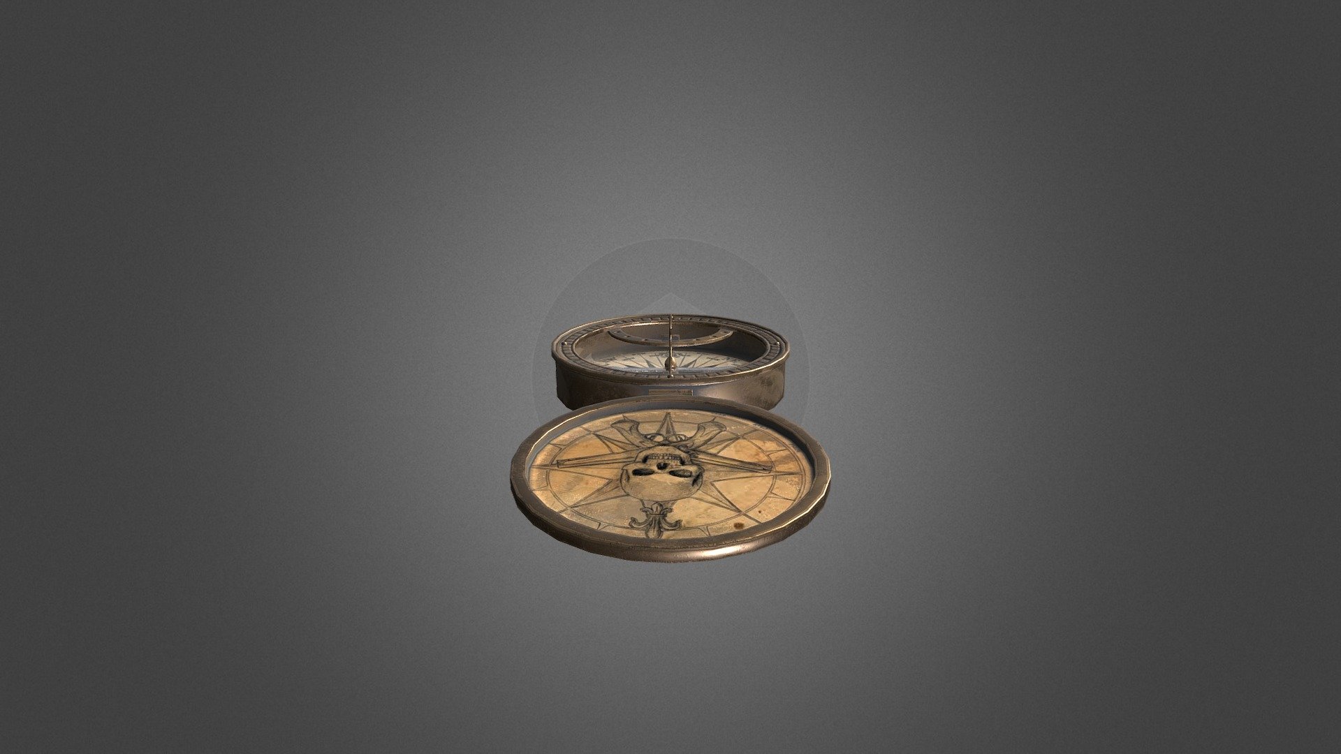 Compass - 3D model by Valeron2105 [17c869e] - Sketchfab