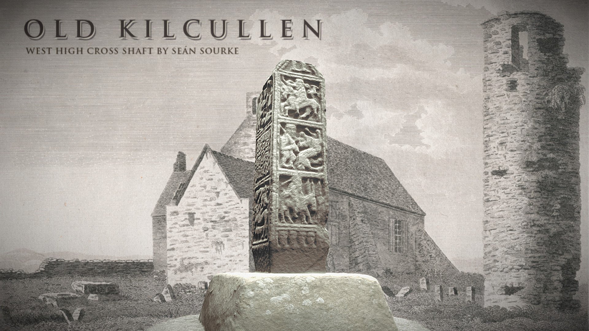 Old Kilcullen - High Cross Shaft c.9th Century - 3D model by Co ...