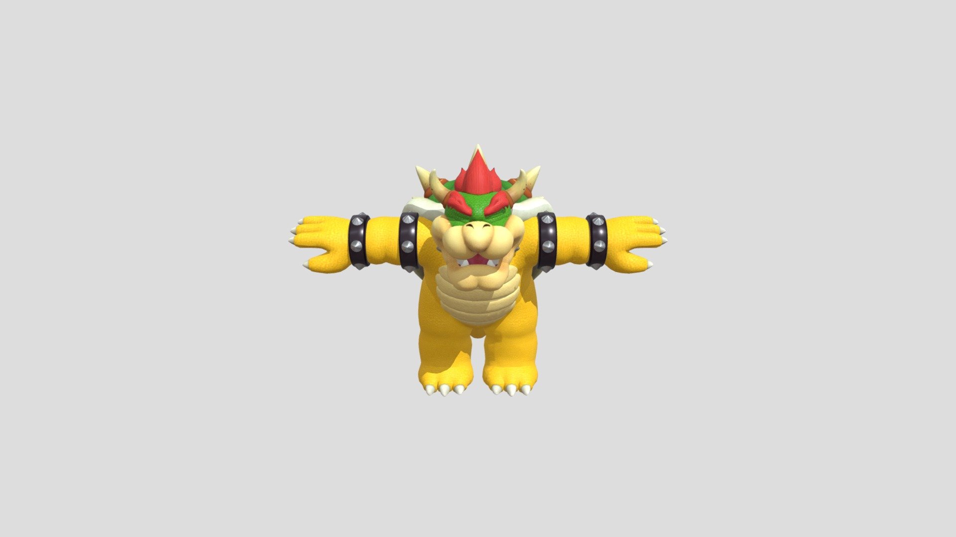 Wii U - Super Mario 3D World - Bowser - 3D model by HarrisonHag1 ...