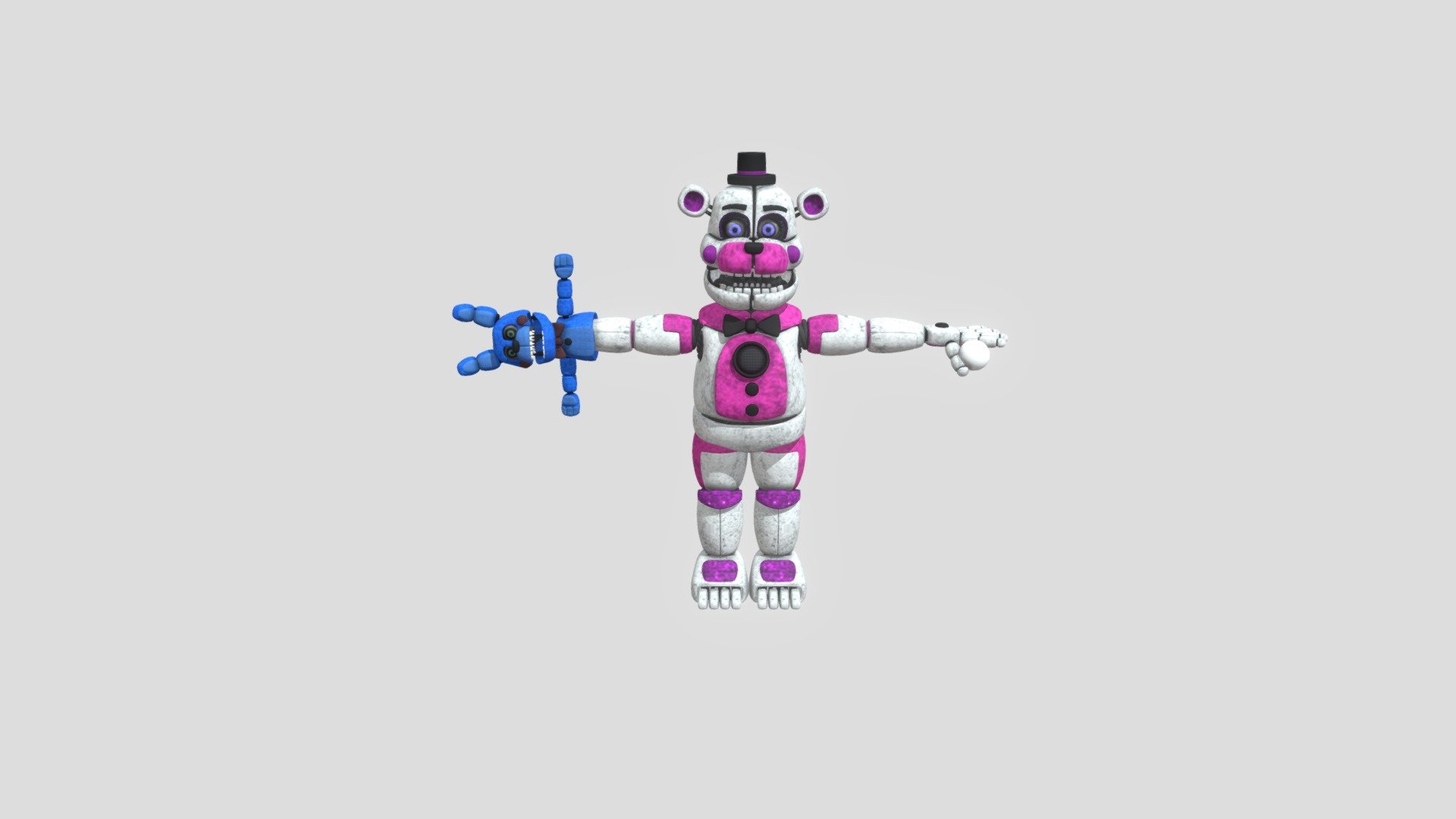 Funtime freddy With Textures - Download Free 3D model by Grey Candy ...