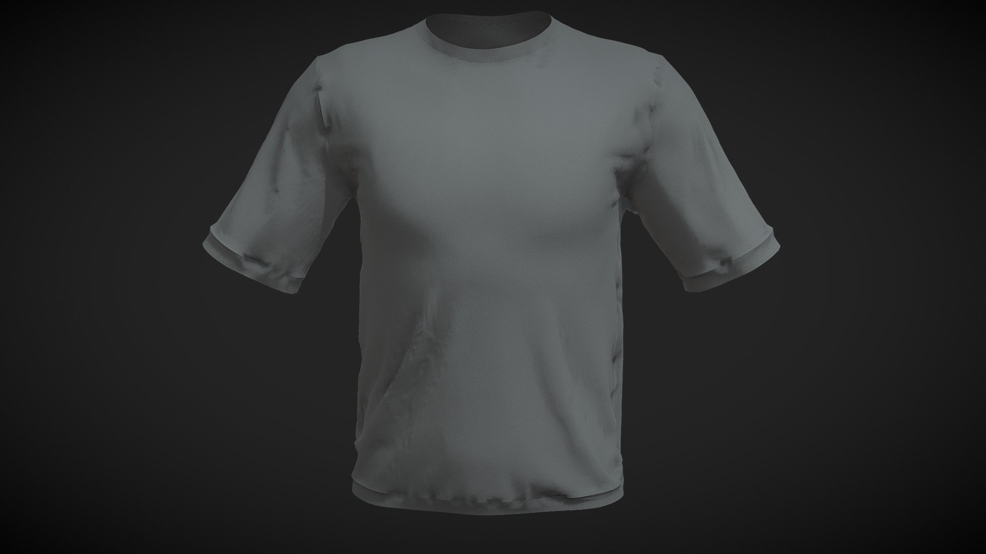 Round Neck Shirt ( UNREAL 5 - METAHUMANS ) - 3D model by 3DSCANFR (sdrn) (@3DSCANFR) [17cfc25 ...