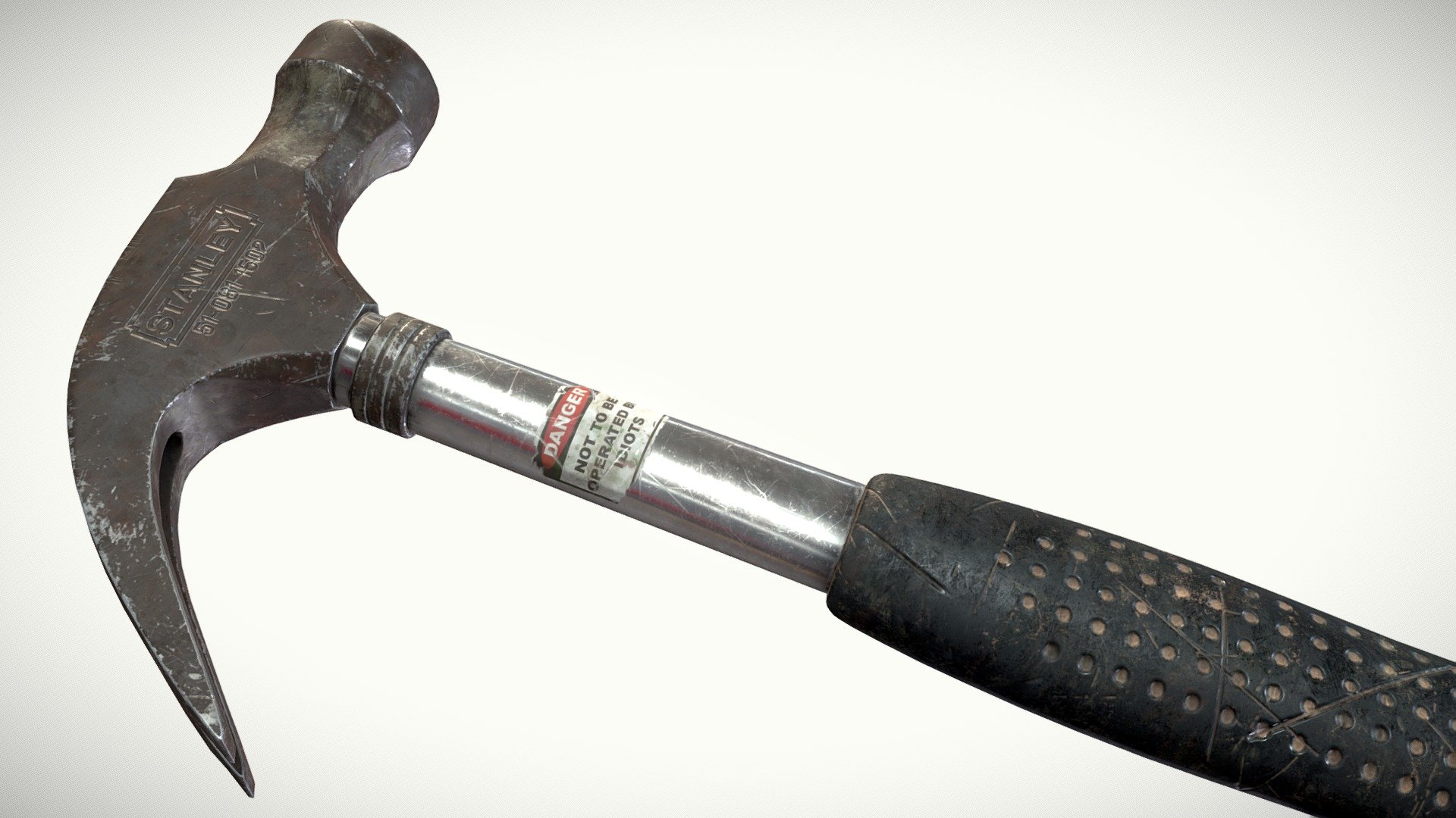 Worn-Out Metal Claw Hammer - 3D model by Tom Verbeeck (@VerbeeckTom ...