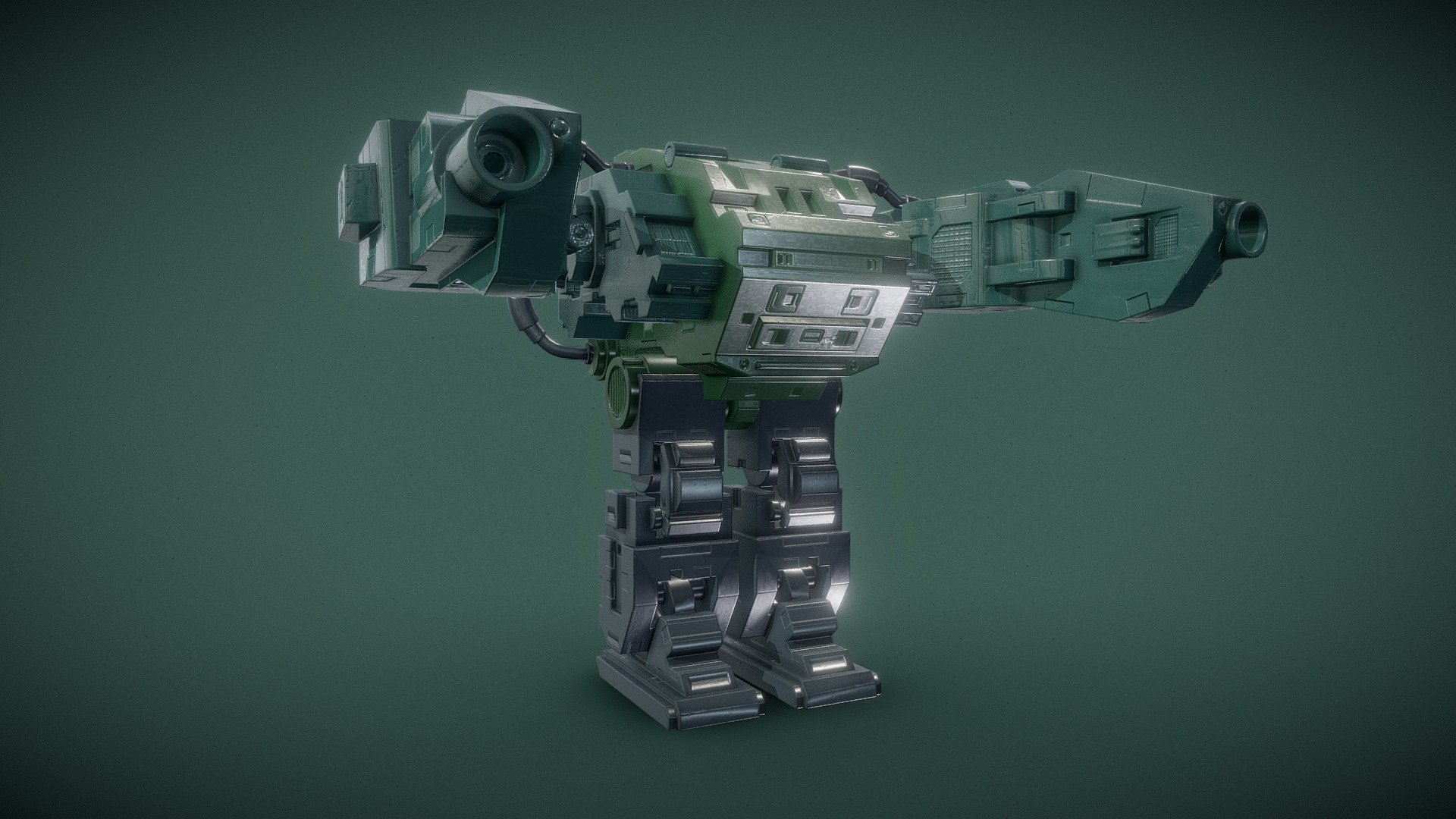 Mid mech demo (toys) - Download Free 3D model by 3DWorkbench [17d145d ...
