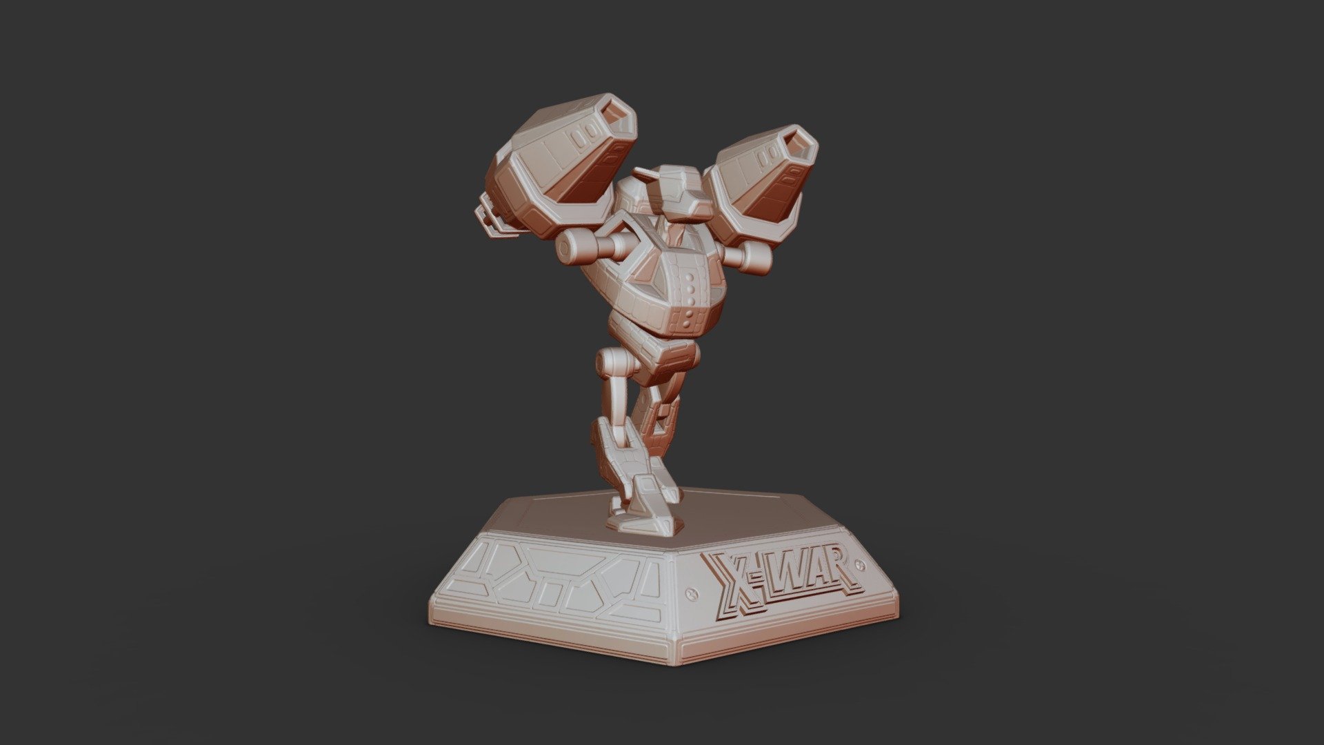 xWar: Printable Plasma Bot - 3D model by Miguel Beckers (@miguelbeckers ...