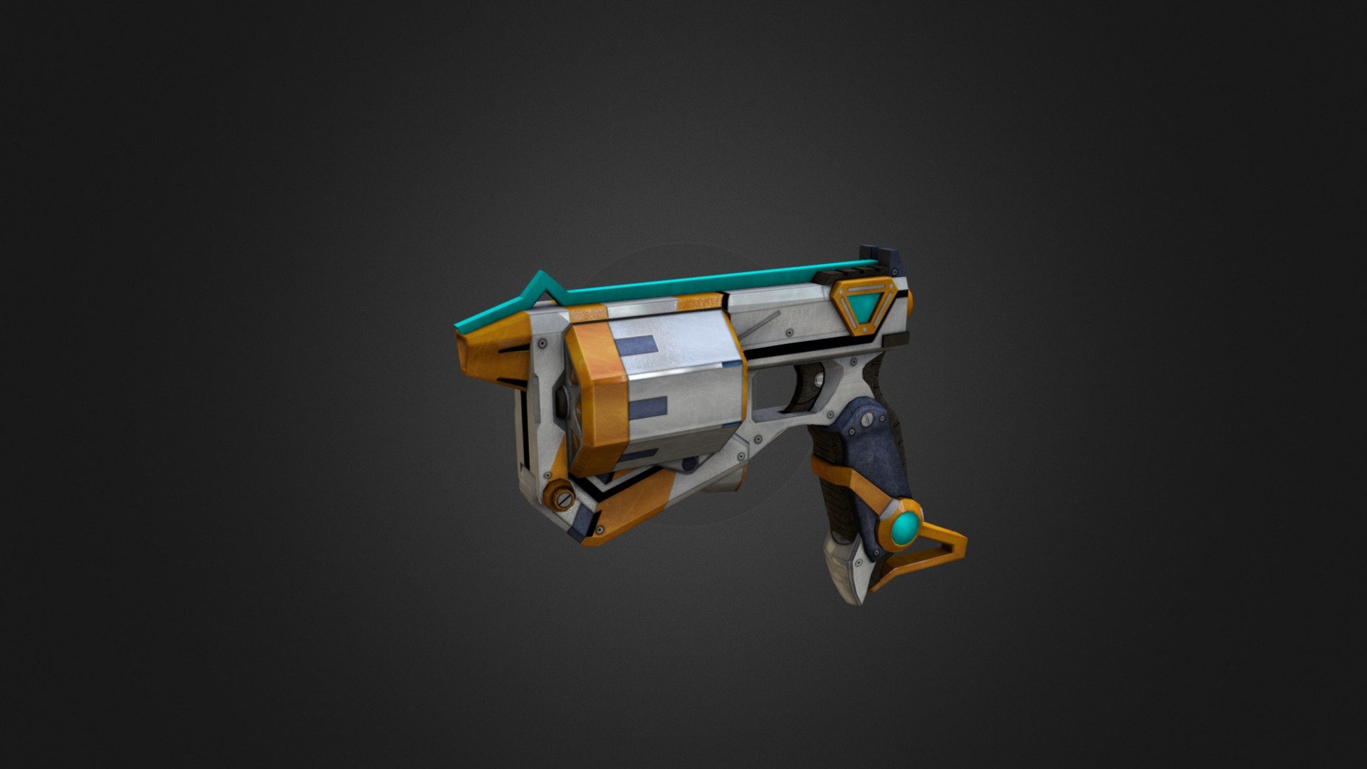Low Poly Gun - 3D model by Justin (@Inje01mi) [17d907e] - Sketchfab