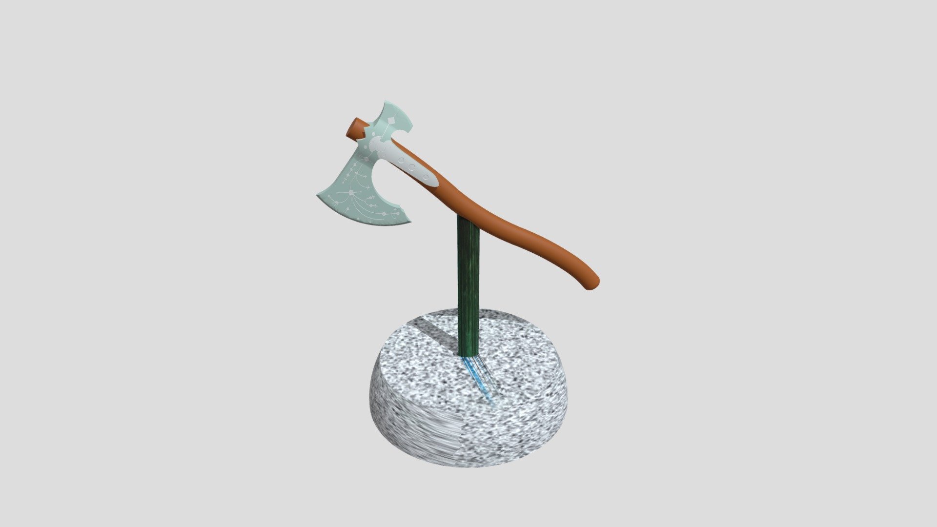 GOW_Axe_Mod - 3D model by LuisUTEC [17d93b8] - Sketchfab