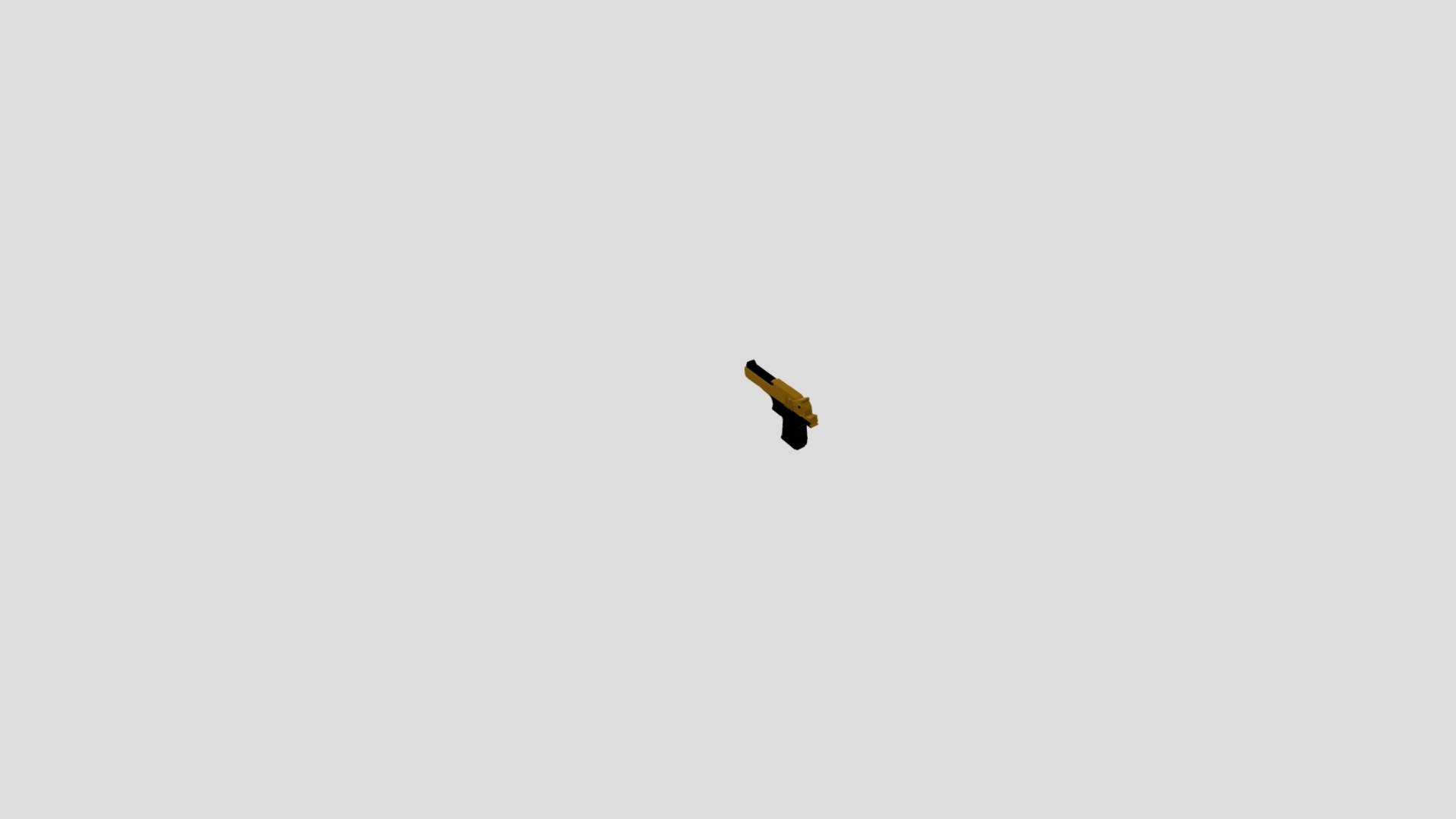 Detailed Gold Deagle - Download Free 3D model by Zeraora [17da344 ...