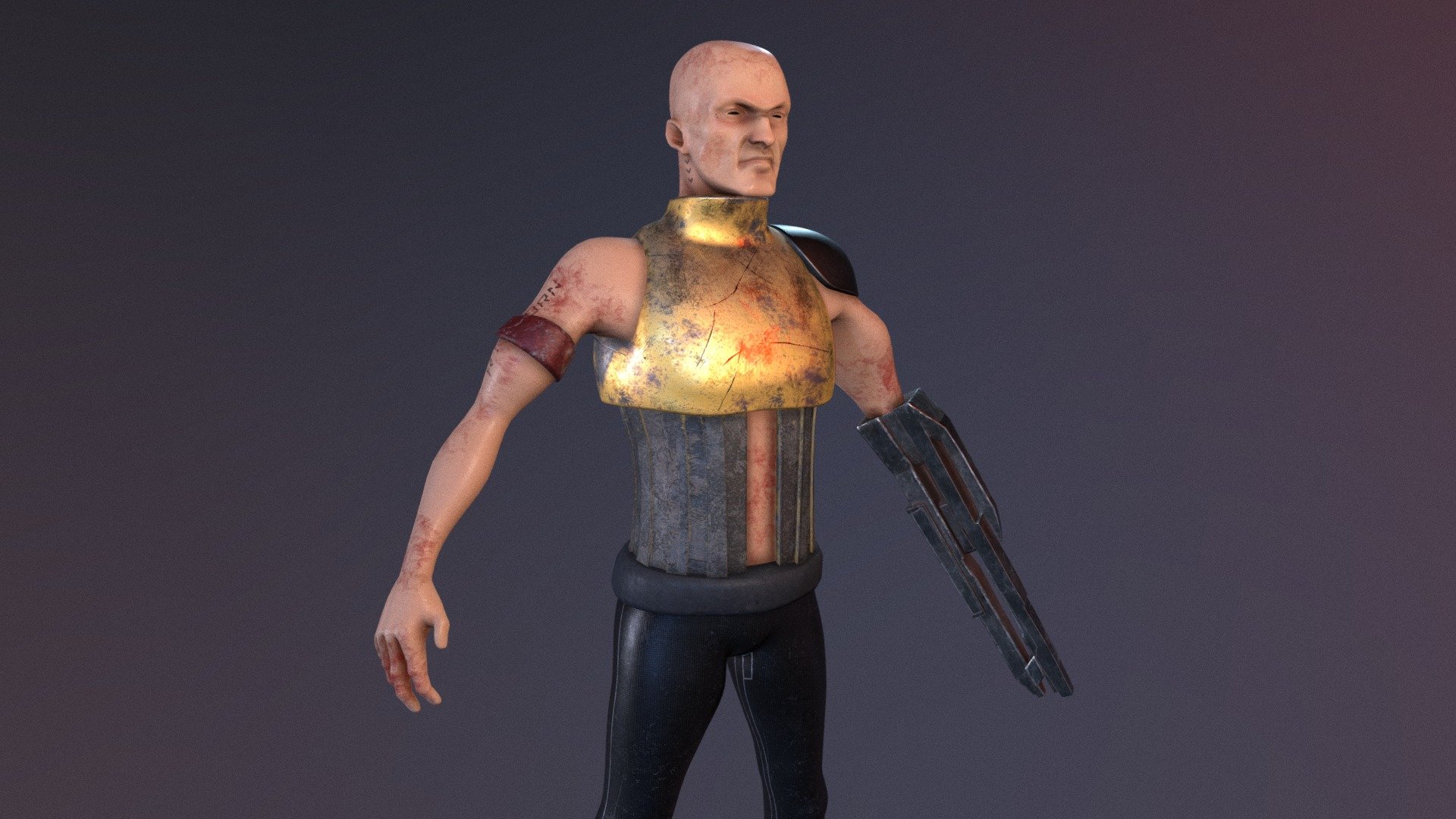 CYBORG CHARACTER 3D MODEL - Download Free 3D model by Sebas (@sebastian ...