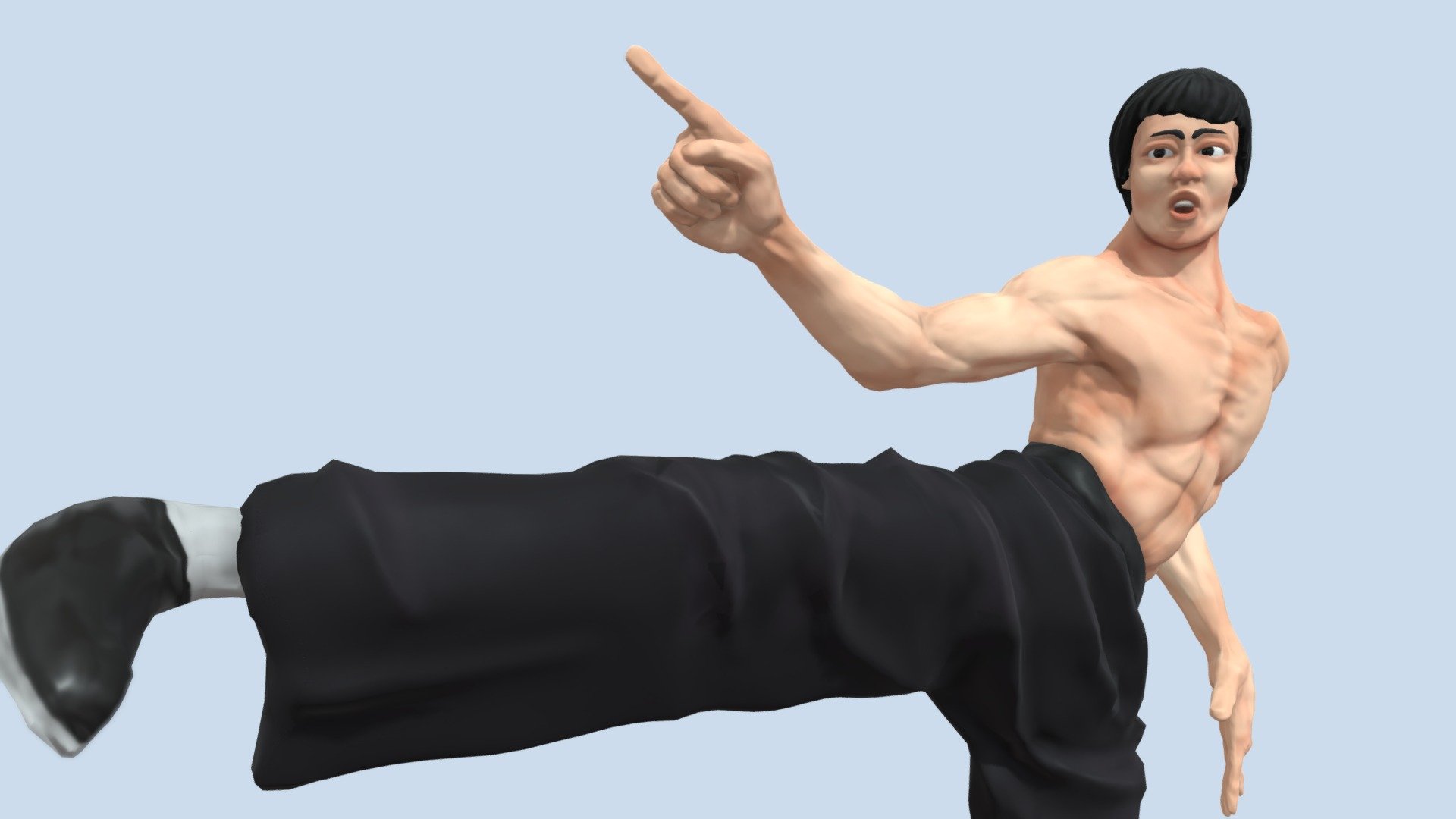 bruce_lee_study - 3D model by ndnosleep [17db935] - Sketchfab