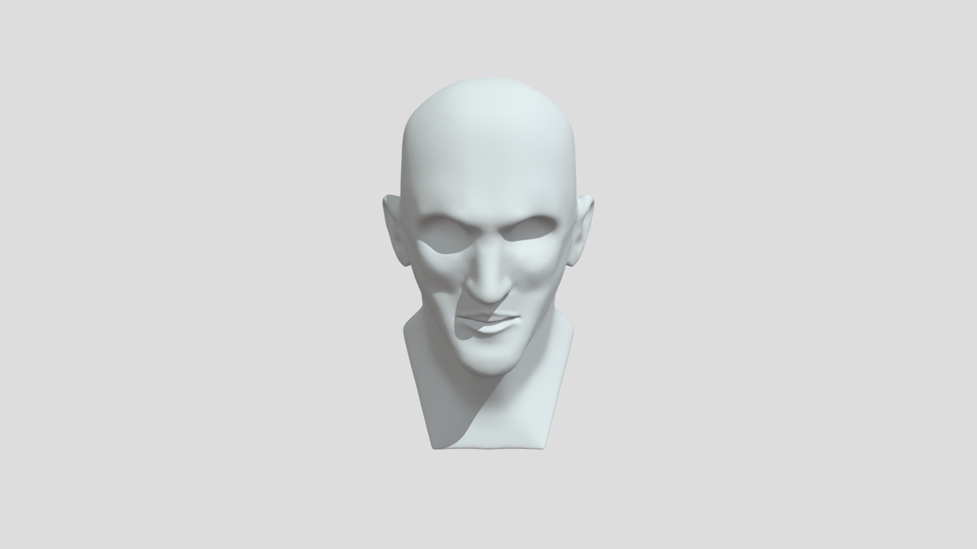 Male Head (No Details) - Download Free 3D model by Rocco Quirici ...