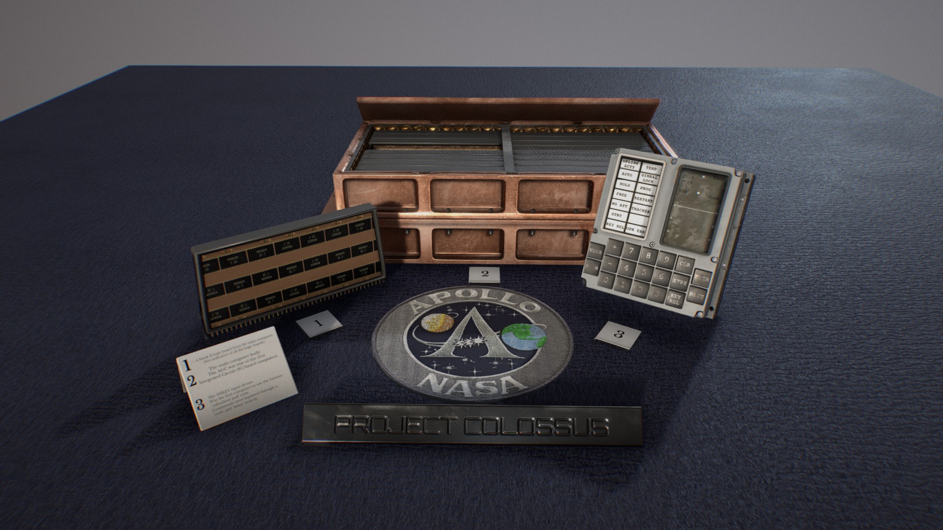 Project Colossus - Apollo Guidance Computer - Download Free 3D model by ...