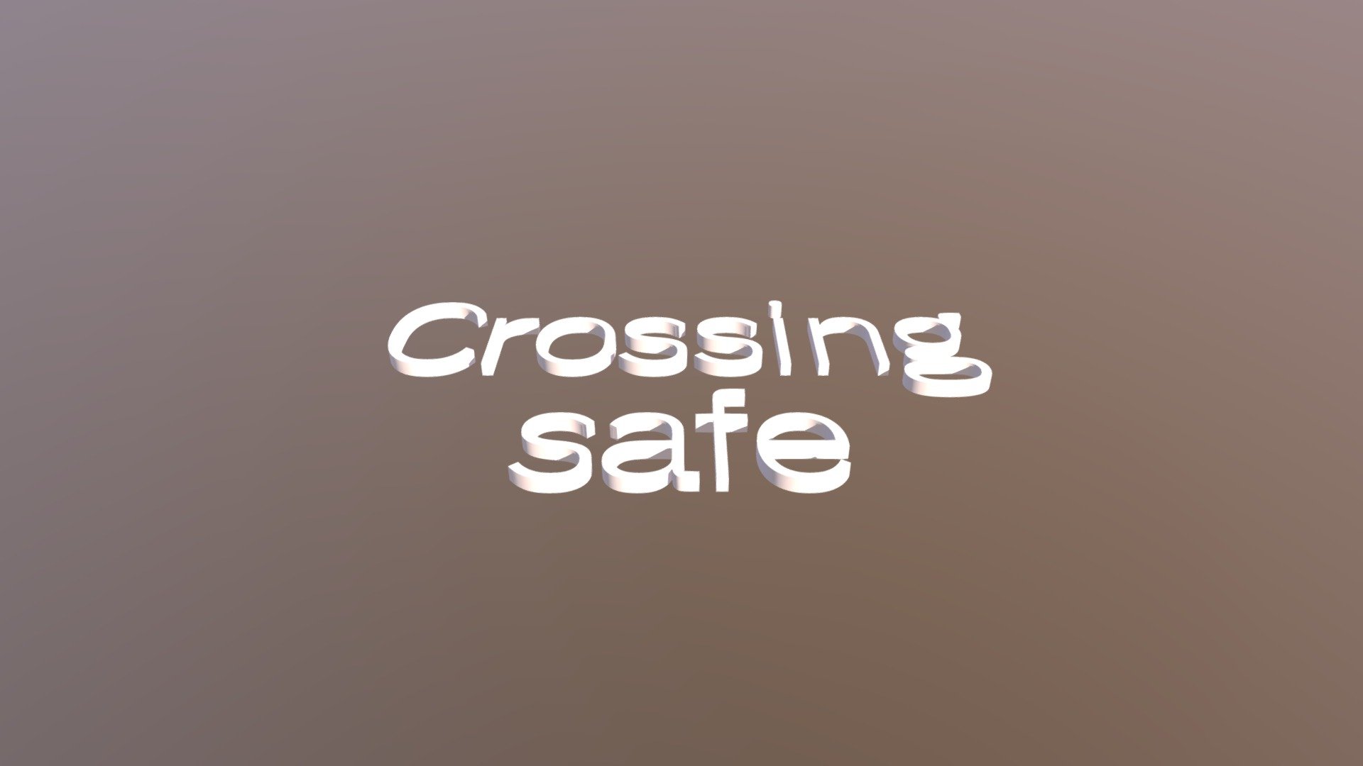 Crossing Safe - Download Free 3D model by feyzaokumus [17de8e7] - Sketchfab