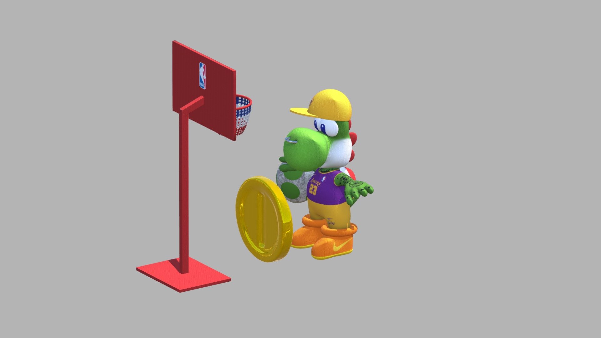 Yoshi - Download Free 3D model by shentati [17df19e] - Sketchfab