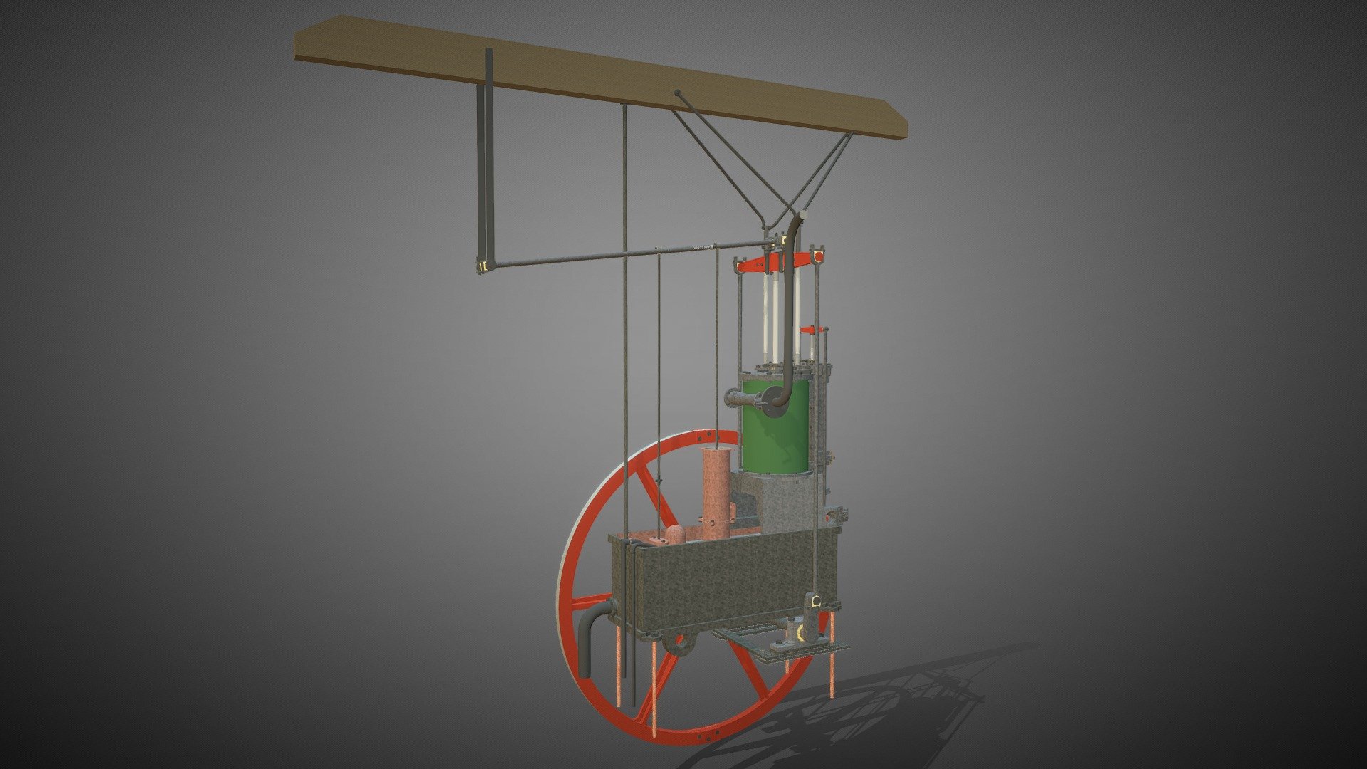 Steam Engine - 3D model by Friends of Upminster Windmill ...