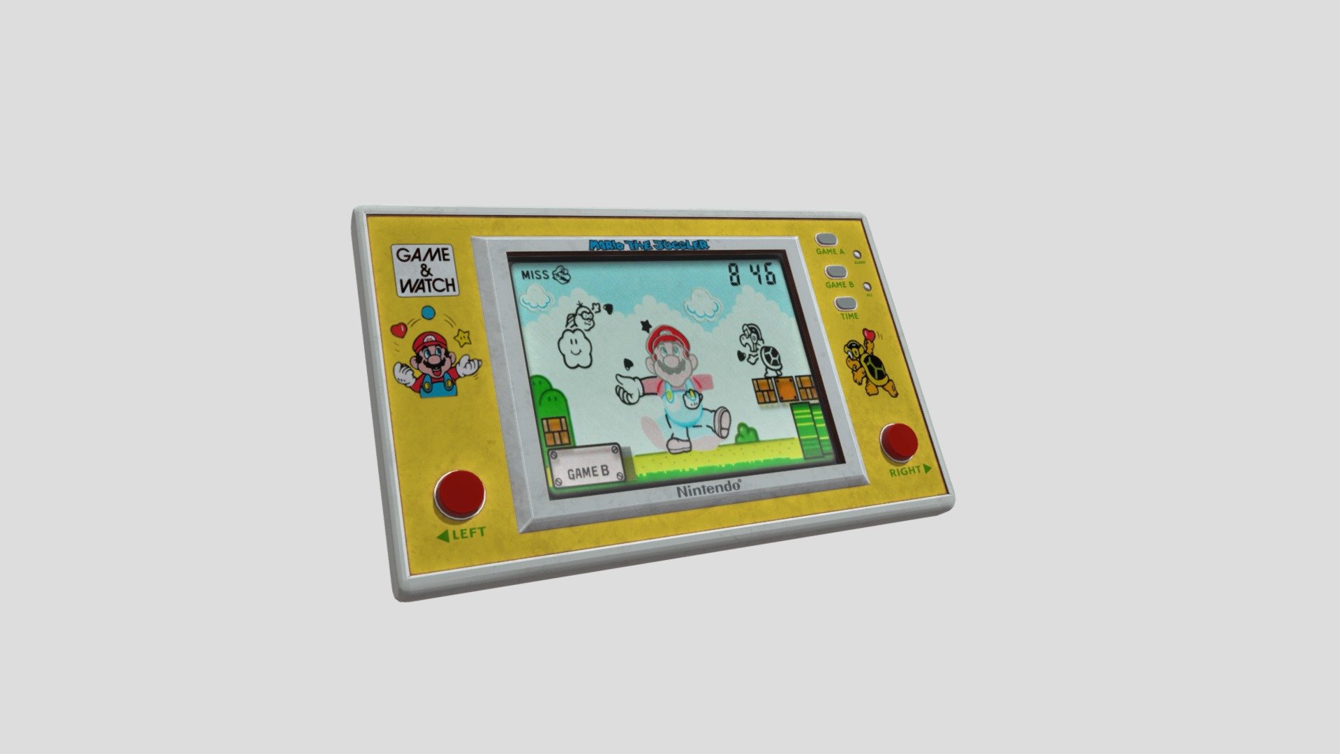 GameAndWatch - 3D model by TheQuietOne [17e0289] - Sketchfab