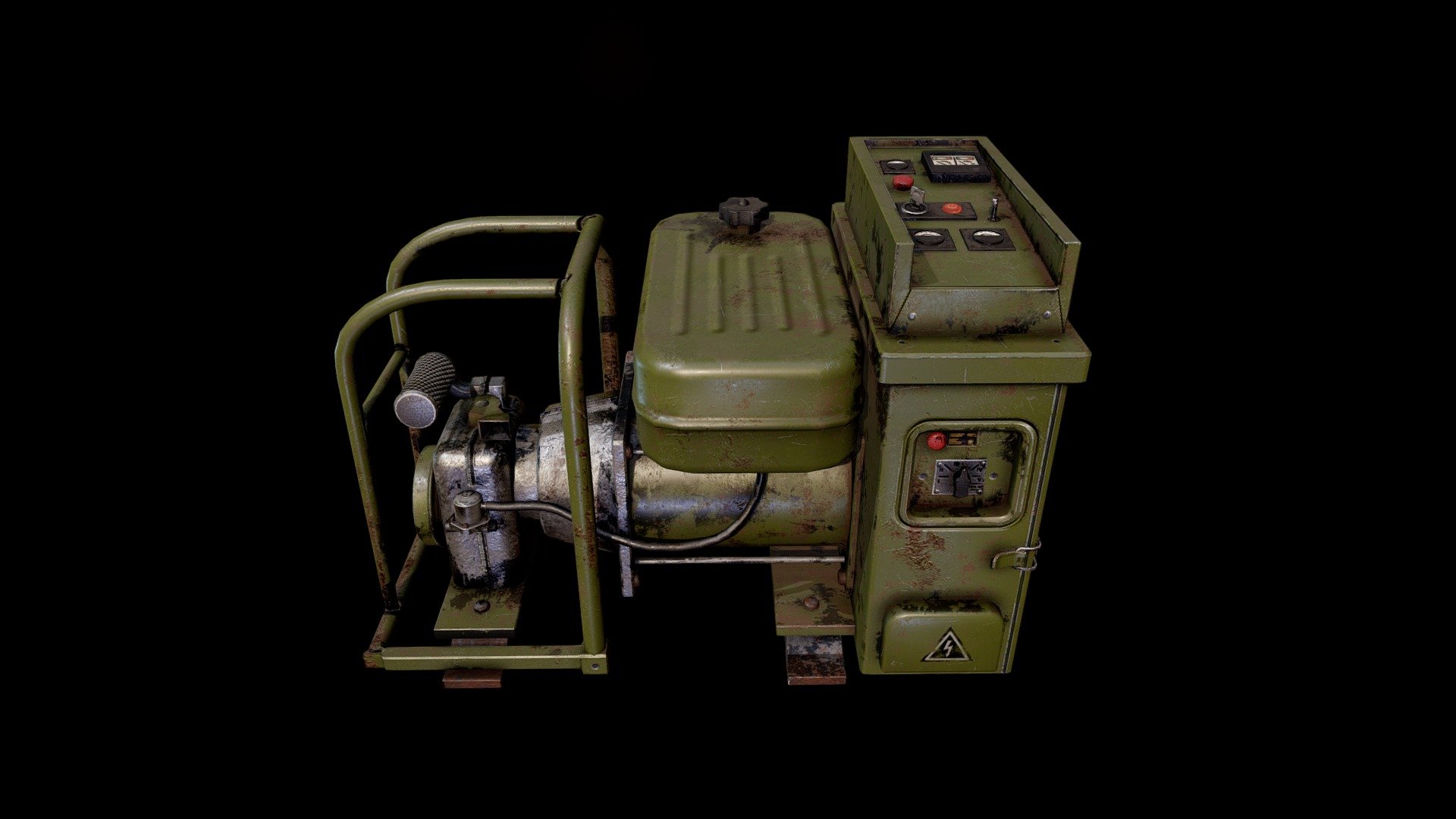 Soviet Military Generator - 2023 - 3D model by RaumArt [17e111c ...
