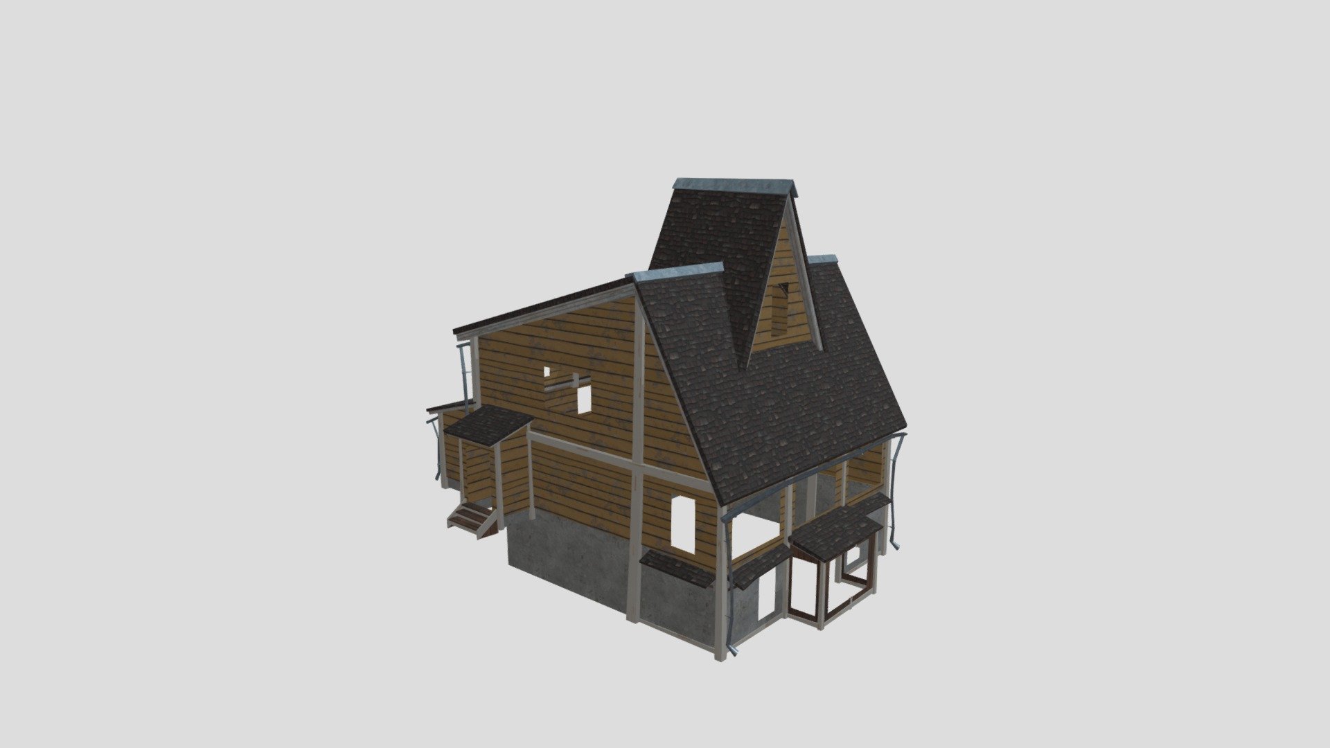 hello neighbor 2 taxidermist house exterior - Download Free 3D model by ...