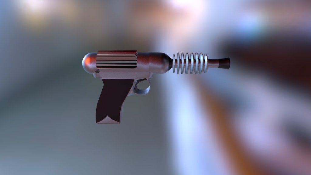 Raygun - 3D model by Lukas Lenniger (@lukaslenniger) [17e2140] - Sketchfab