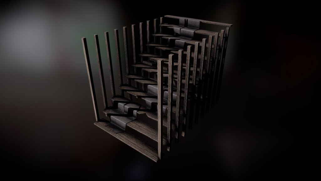 Staircase - 3D model by Sinister Games (@sinistergames) [17e22f2 ...