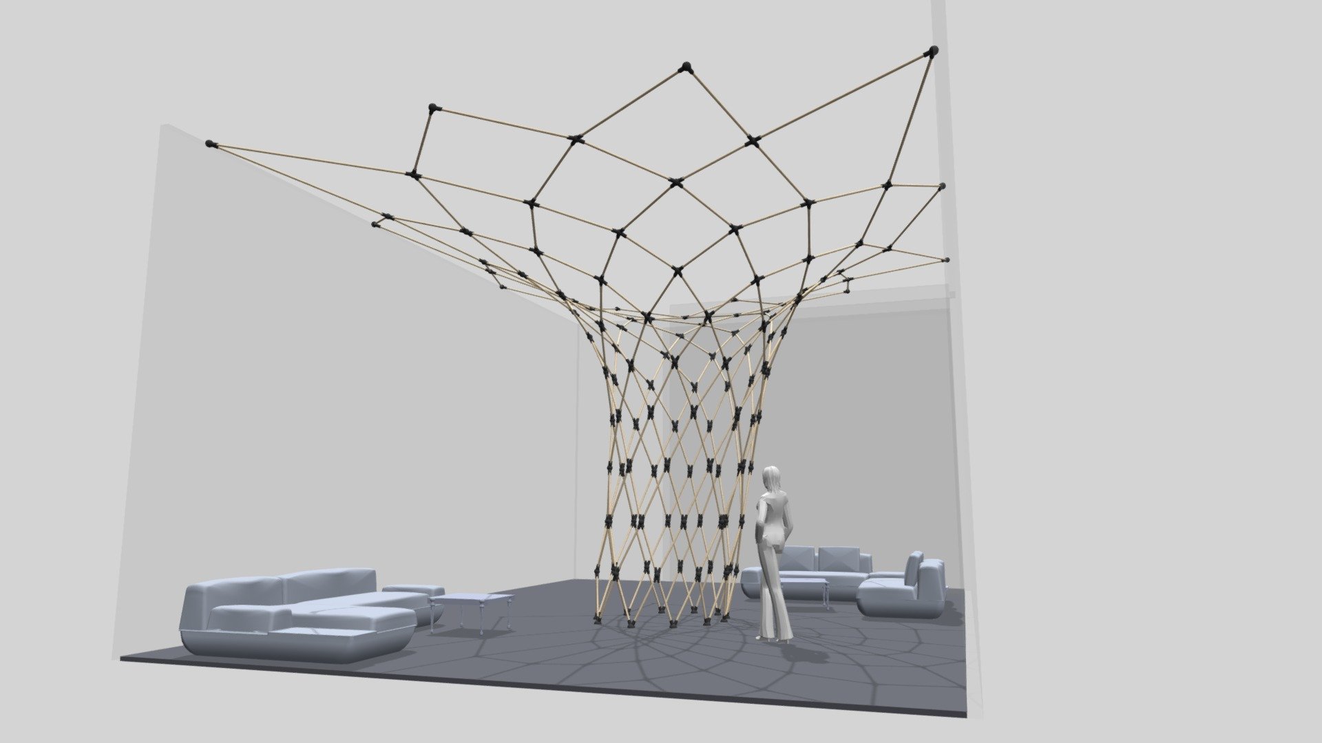 3D PiX - 3D Printed Gridshell - Download Free 3D model by 3Do it ...