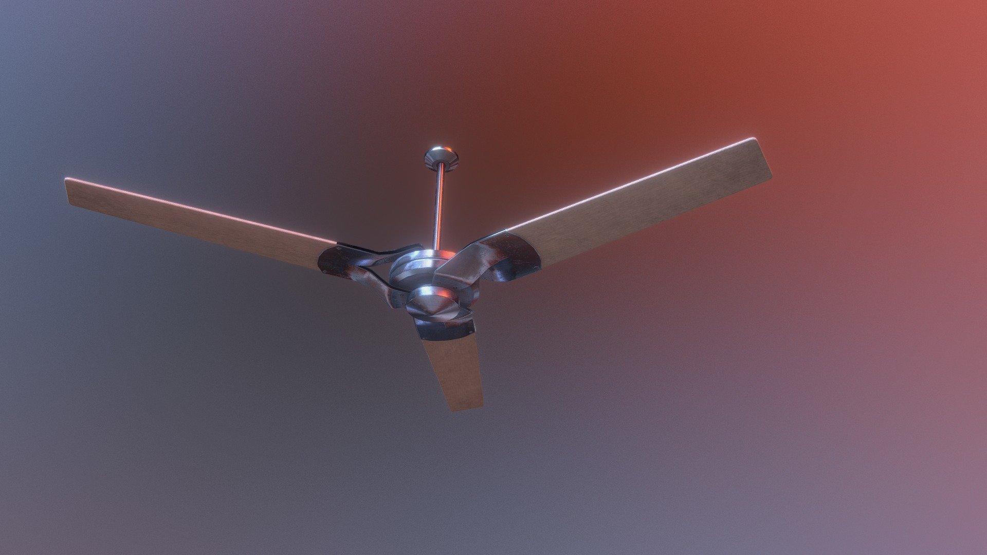 ceiling_fan - 3D model by LinFBX (@andfoeva) [17e937d] - Sketchfab
