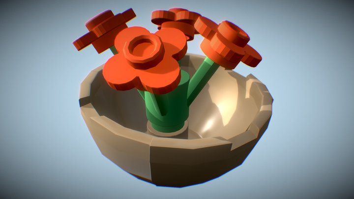 Legoflowerpot 3D models - Sketchfab