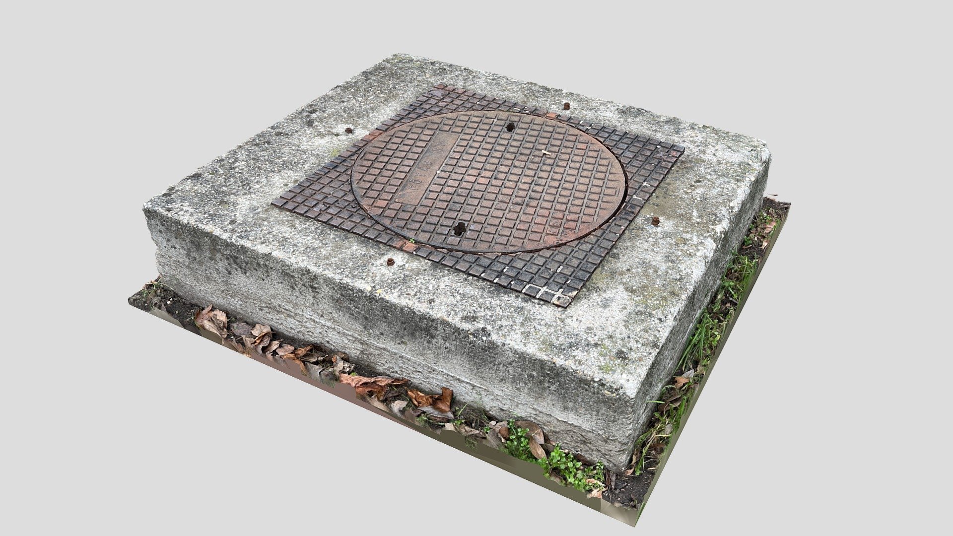 Concrete Manhole 01 | RAW Scan - Buy Royalty Free 3D model by Modulus ...